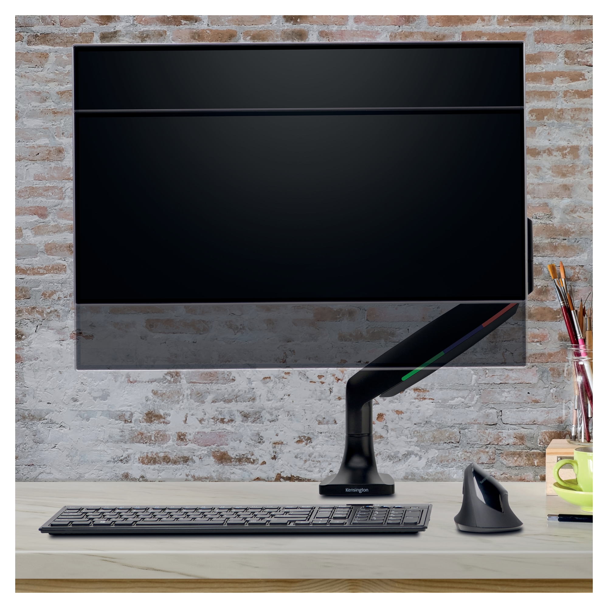 Suport pentru monitor 13-34 inch, brat ajustabil, KENSINGTON SmartFit ...