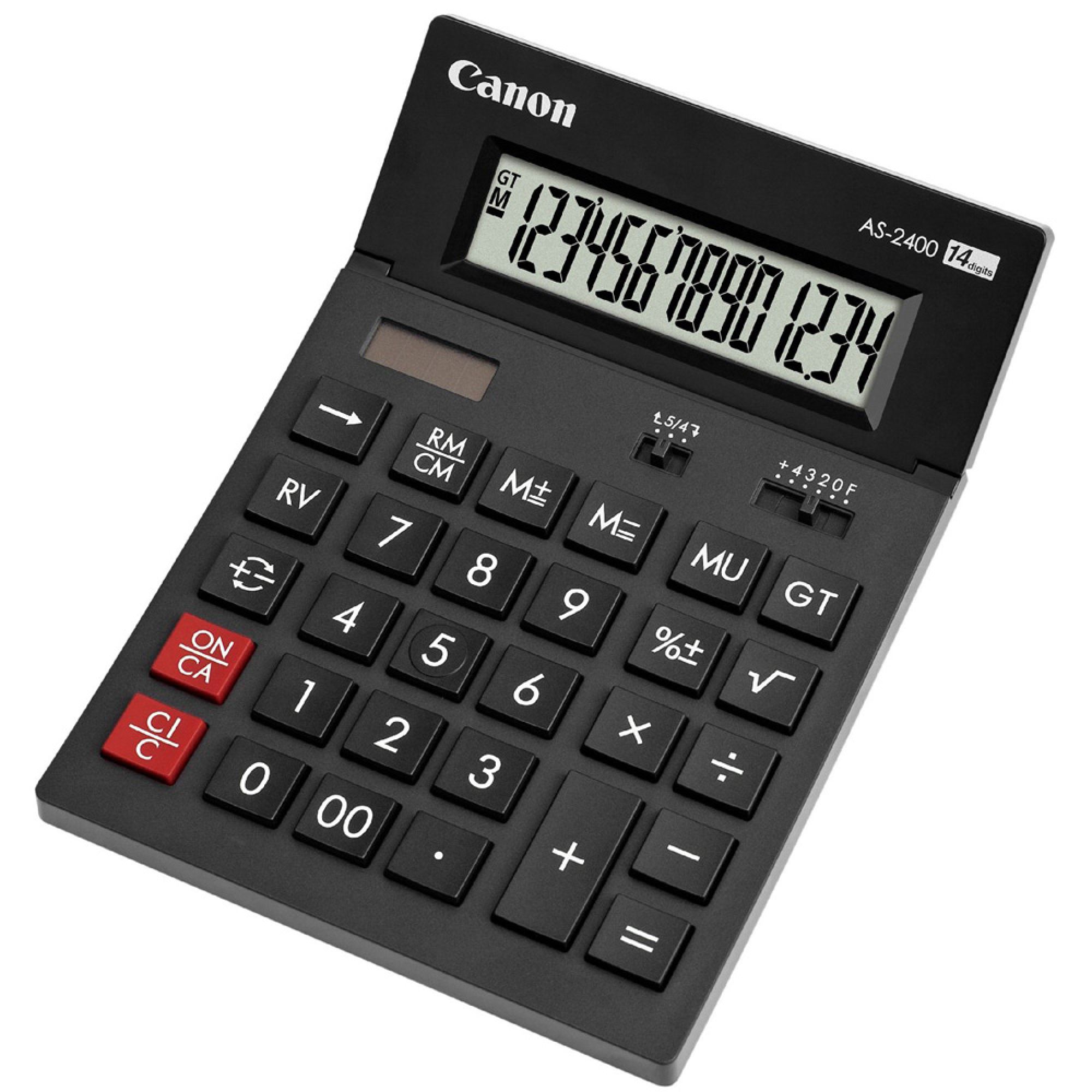 Calculator de birou cu 14 digiti cu ecran rabatabil CANON AS-2400 ...