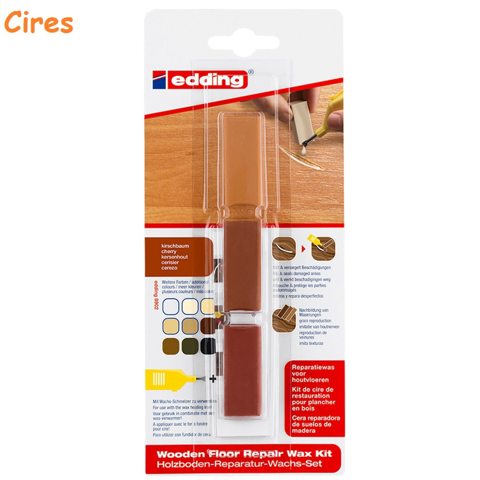 Ceara reparat parchet EDDING 8902 Wooden Floor Wax, 3 buc/set - Office ...