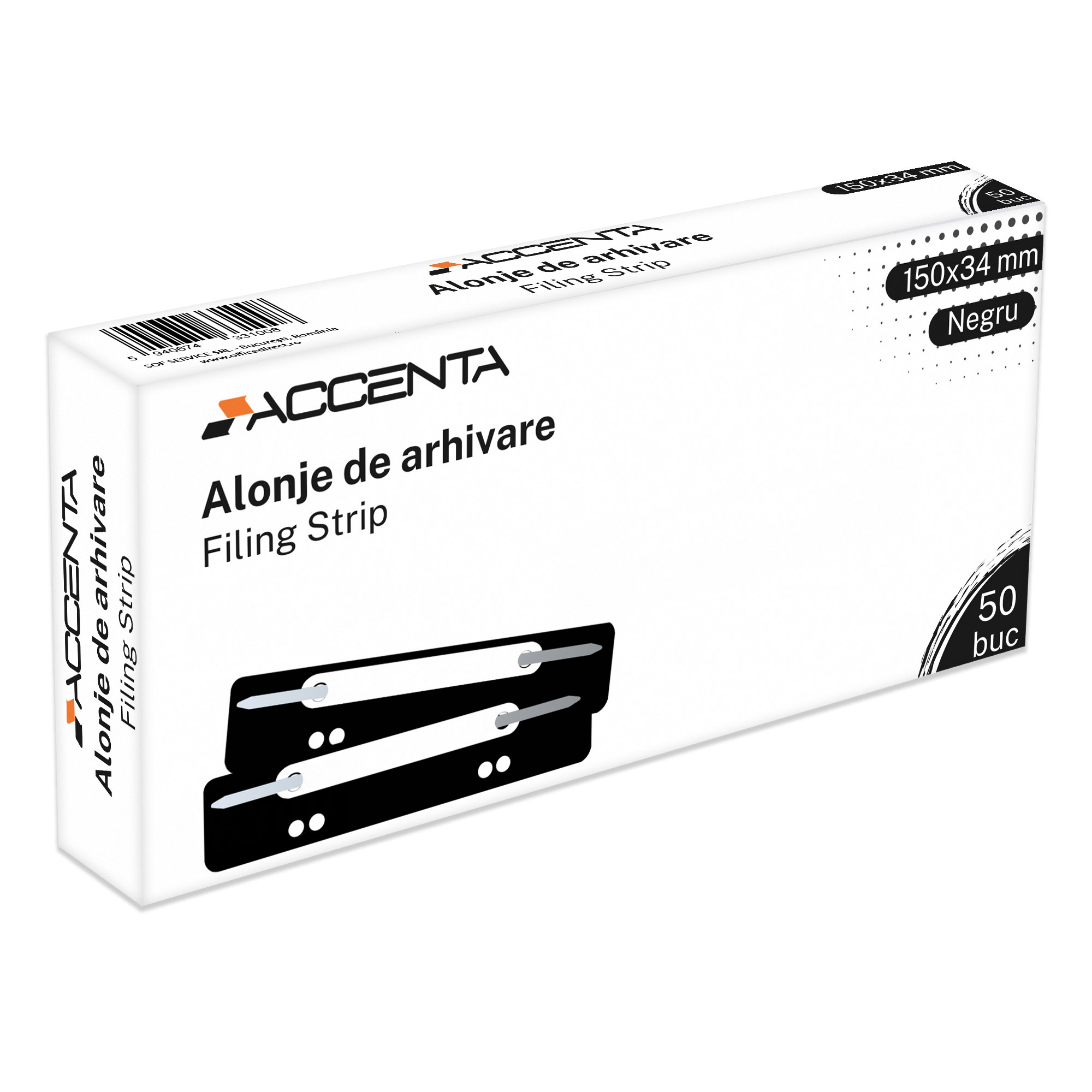 Alonje din plastic 50 buc/set, ACCENTA | Office Direct
