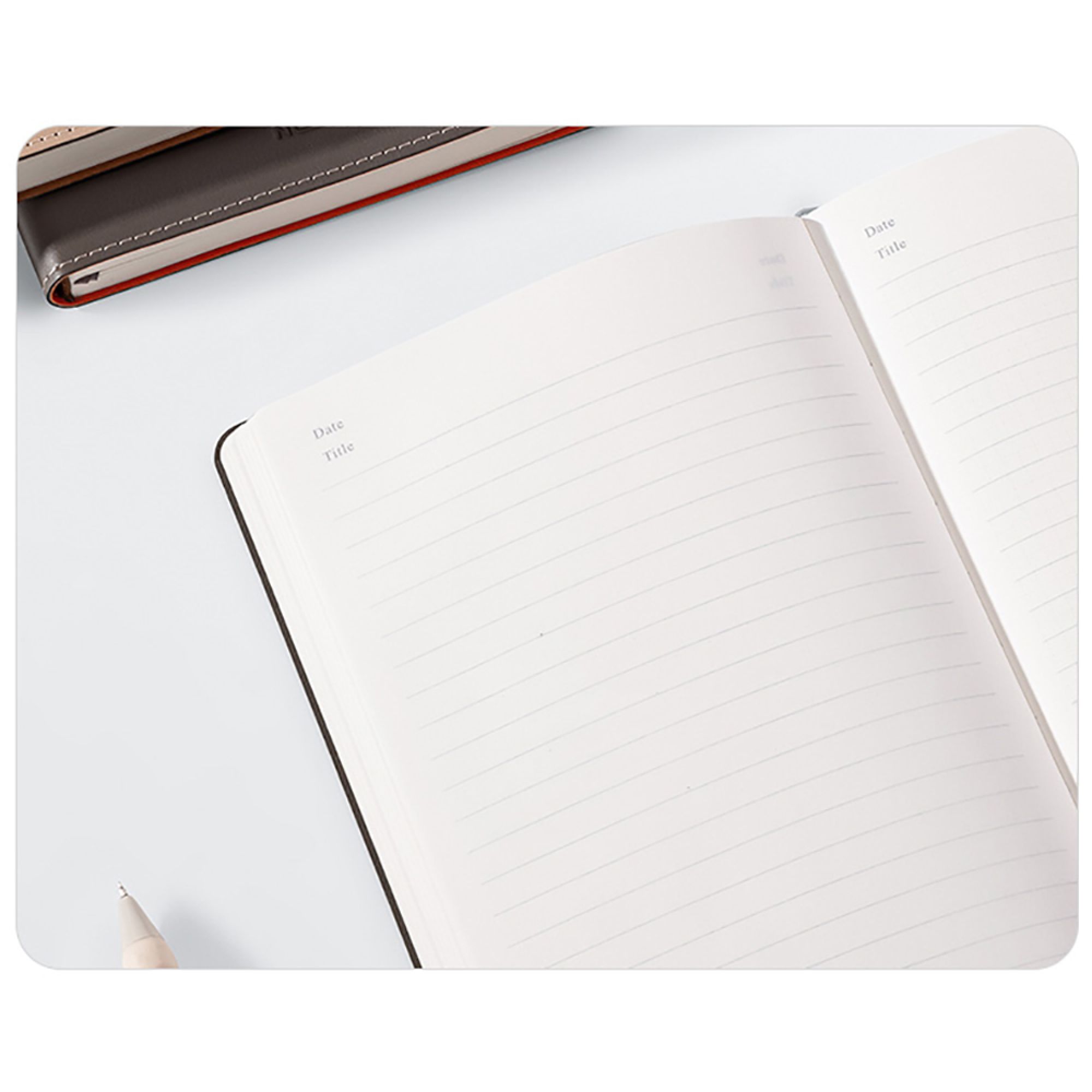 Caiet A5 cu inchidere capsa, 120 file, DELI NS299- Office Direct