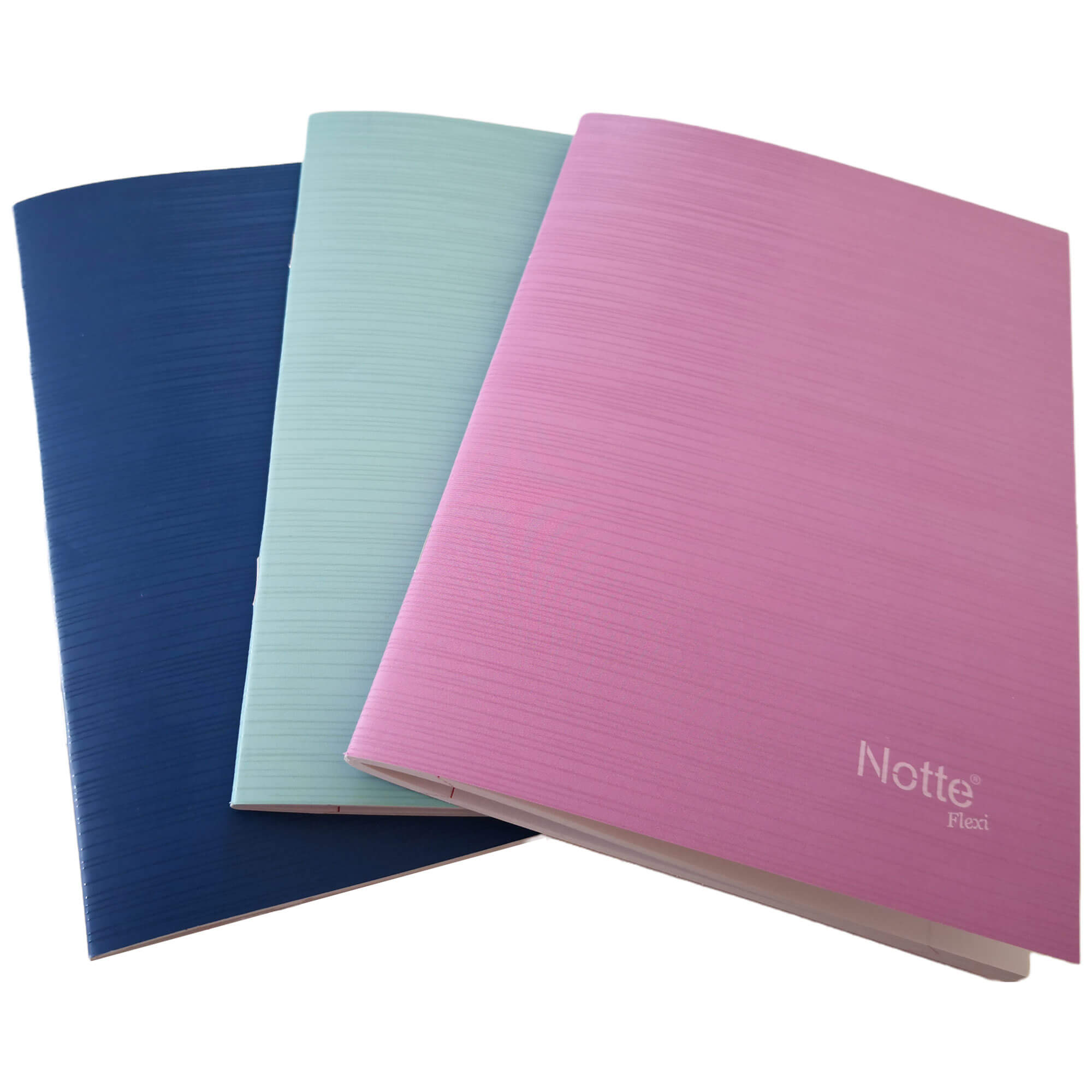 Caiet A5, 40 file, coperta carton laminat, NOTTE Flexi | Office Direct