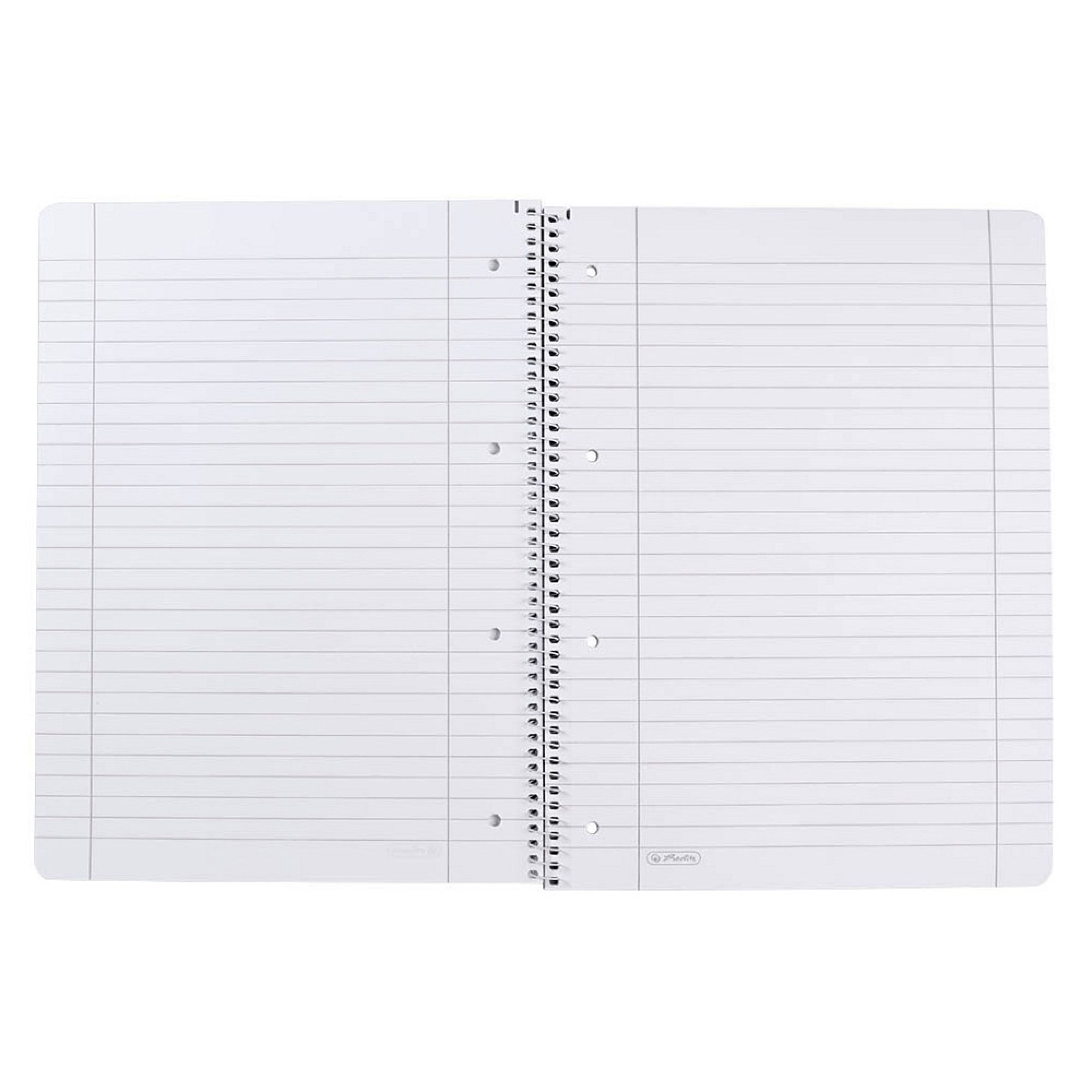 Caiet cu spirala A4, 80 file, coperta carton, HERLITZ New Batik Freedom