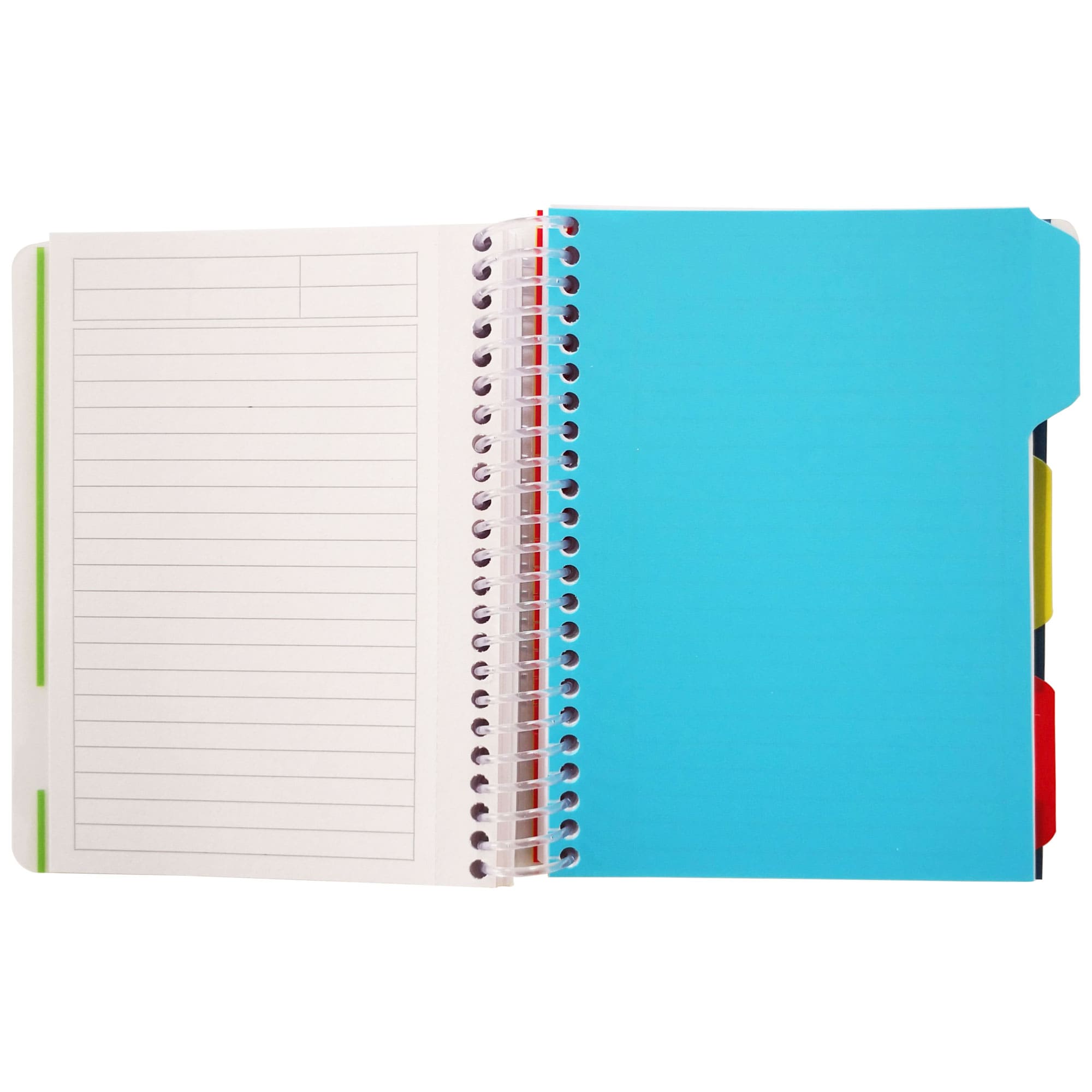 Caiet cu spirala si index, A6, 150 file, coperta plastic, NOTTE World ...