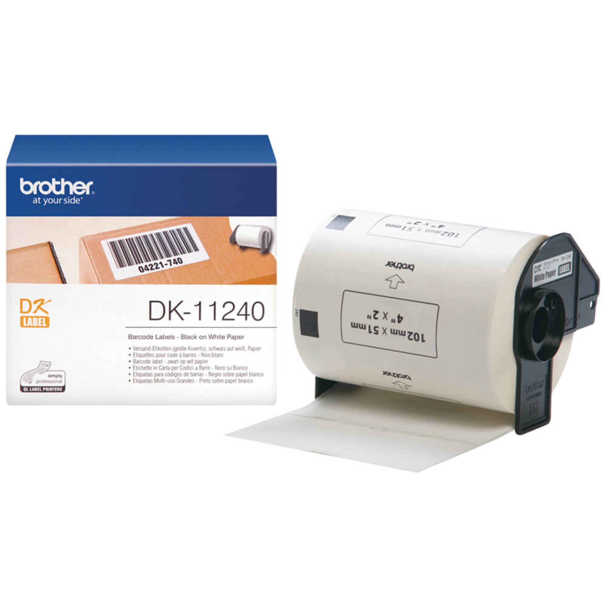 ROLA ETICHETE HARTIE PENTRU CODURI DE BARE ORIGINAL BROTHER DK11240 ...
