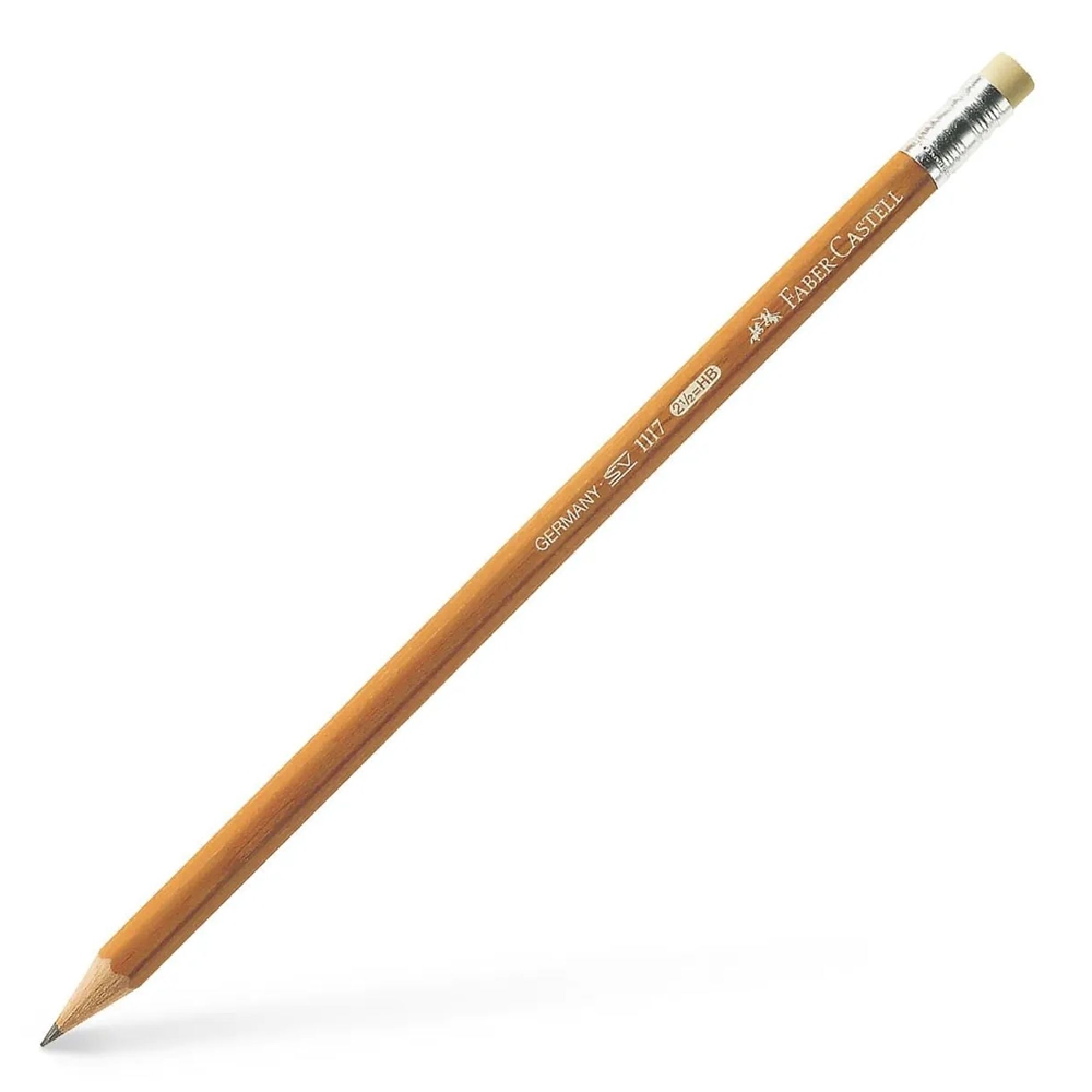 Creion grafit HB cu radiera FABER CASTELL 1117