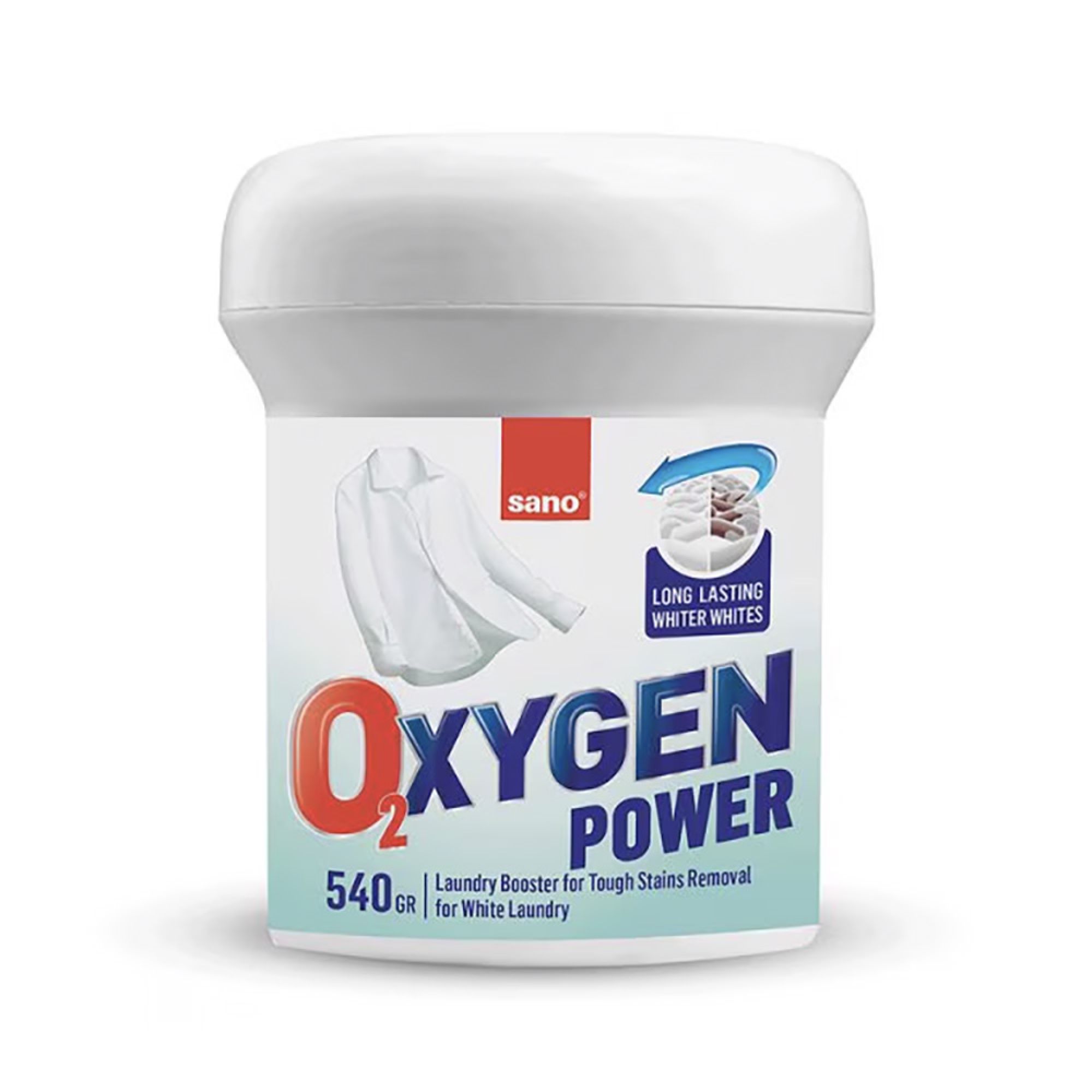 Pudra indepartare pete fara clor SANO Oxygen Power, 540 g | Office Direct