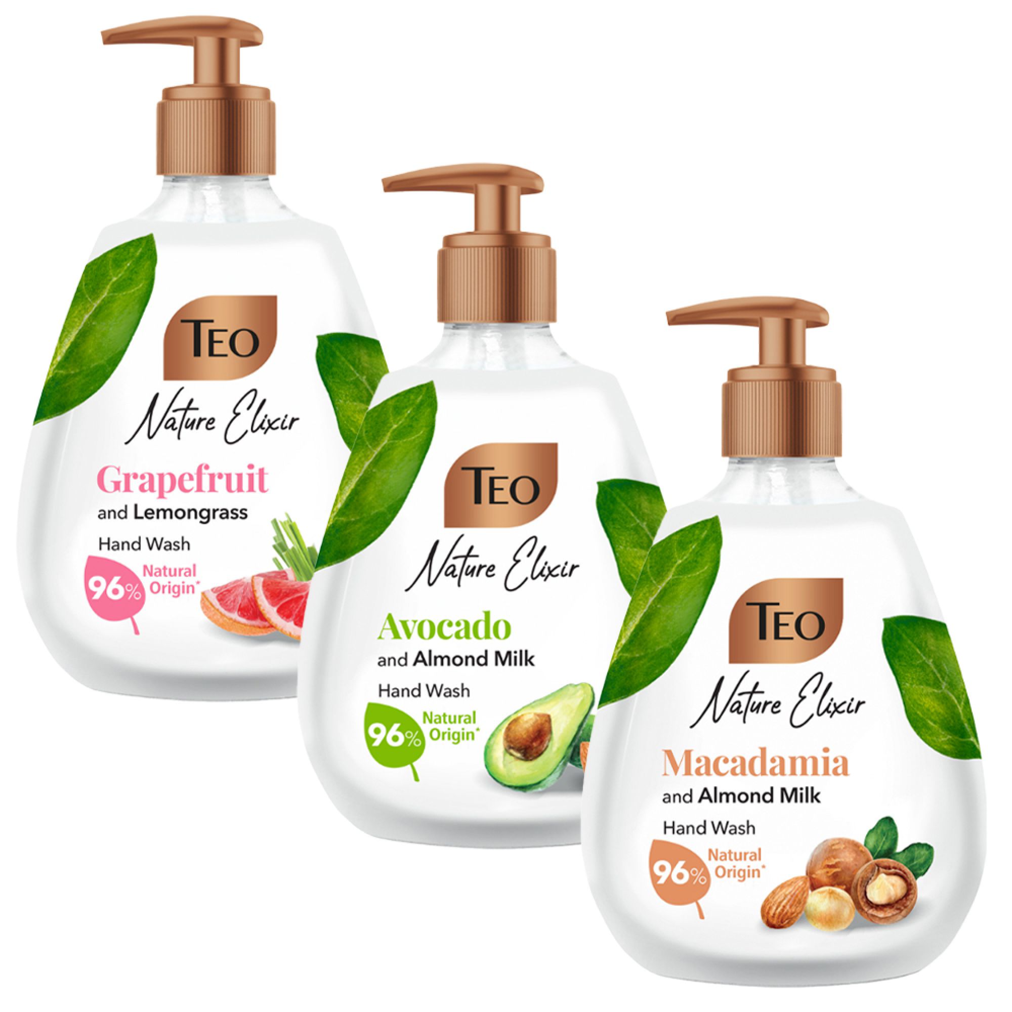 Sapun lichid TEO Nature Elixir, 400 ml| Office Direct