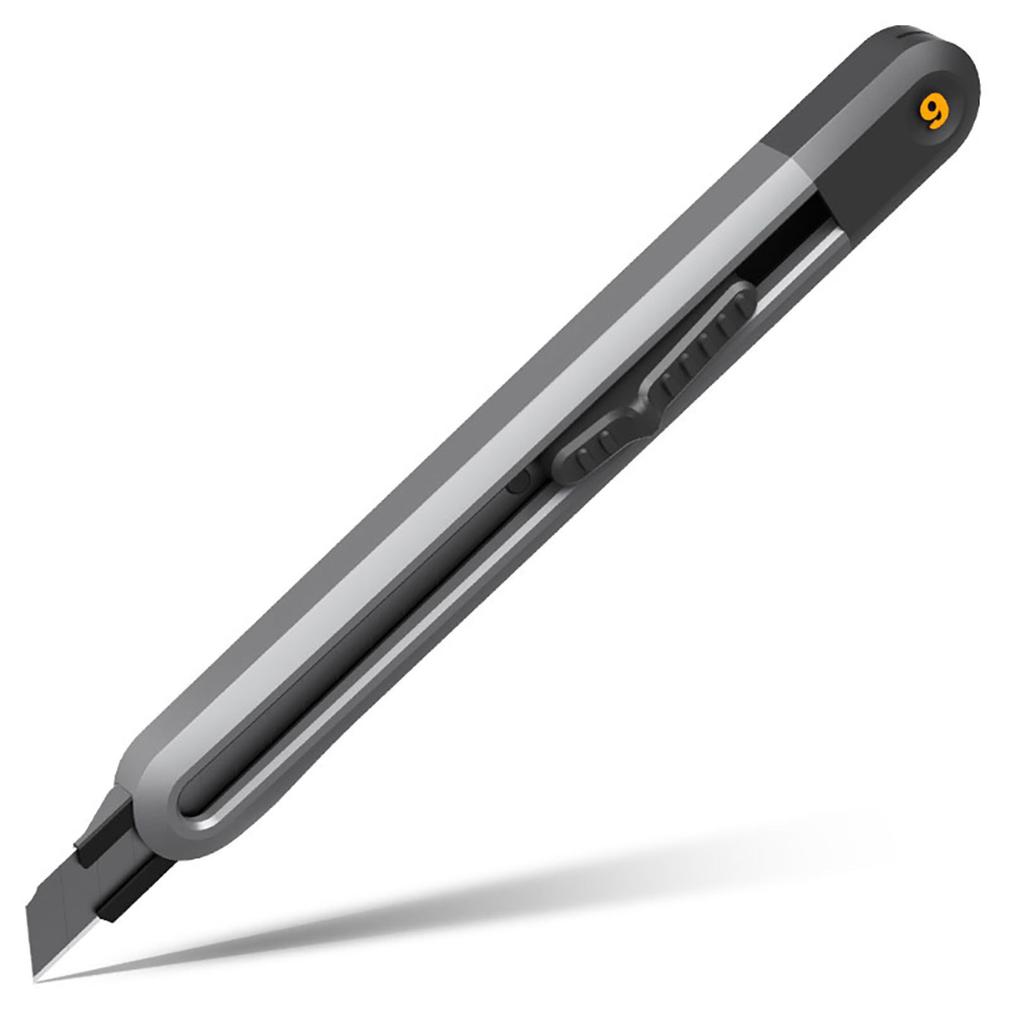 Cutter mic 9 mm, sina metalica, DELI Home Series | Office Direct