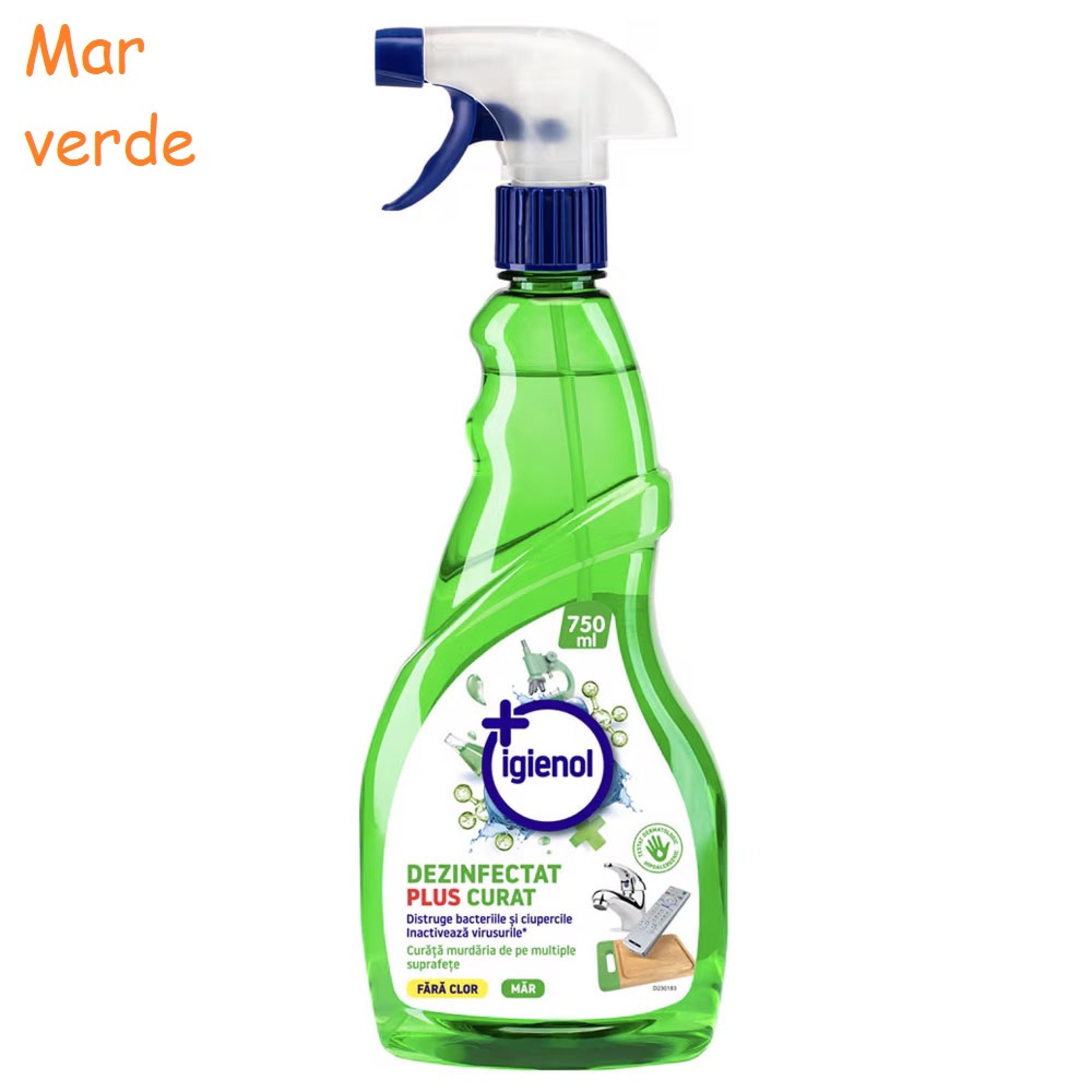 Dezinfectant suprafete IGIENOL, 750 ml | Office Direct
