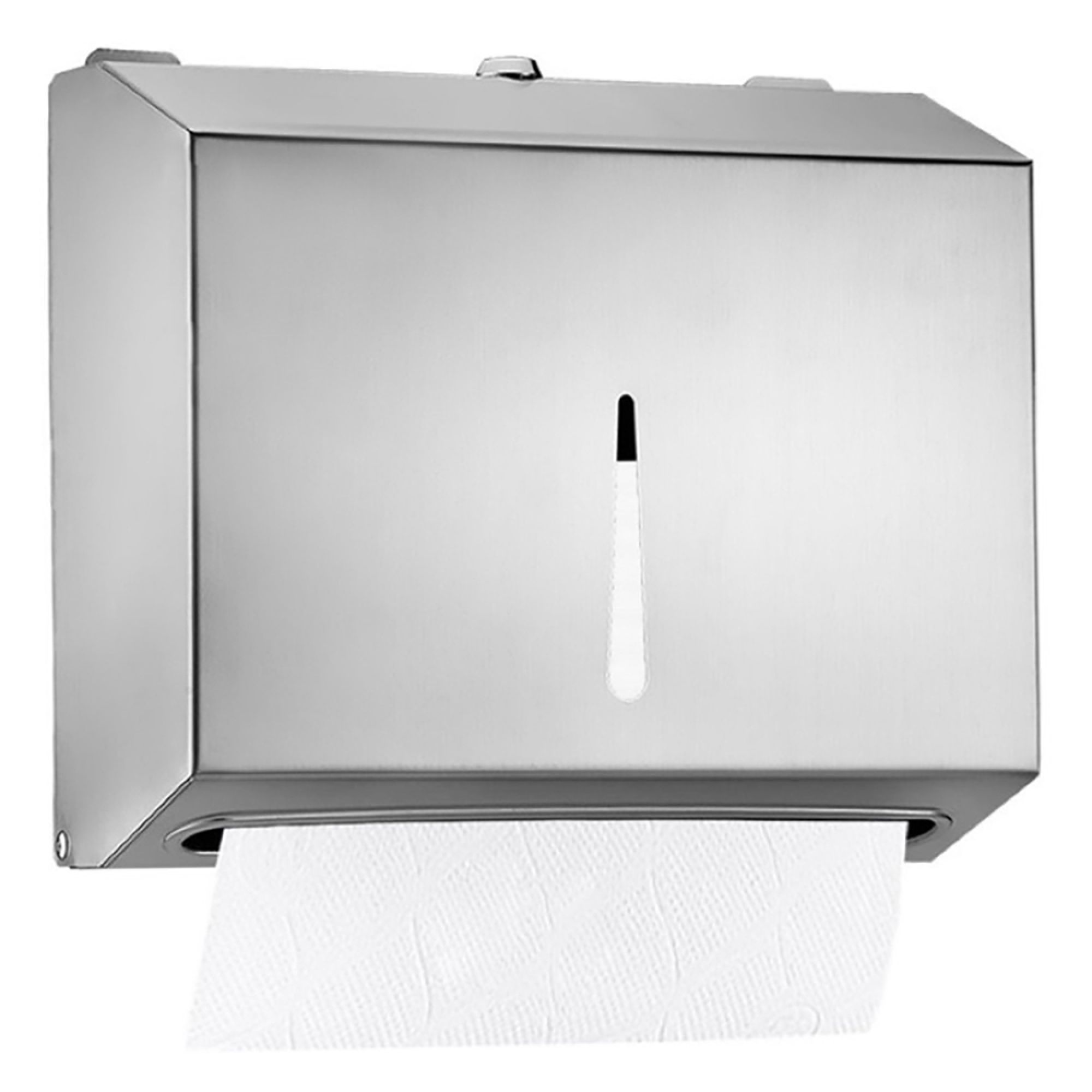 Dispenser servetele hartie pliate, inox, ESENIA ZD ES-S| Office Direct