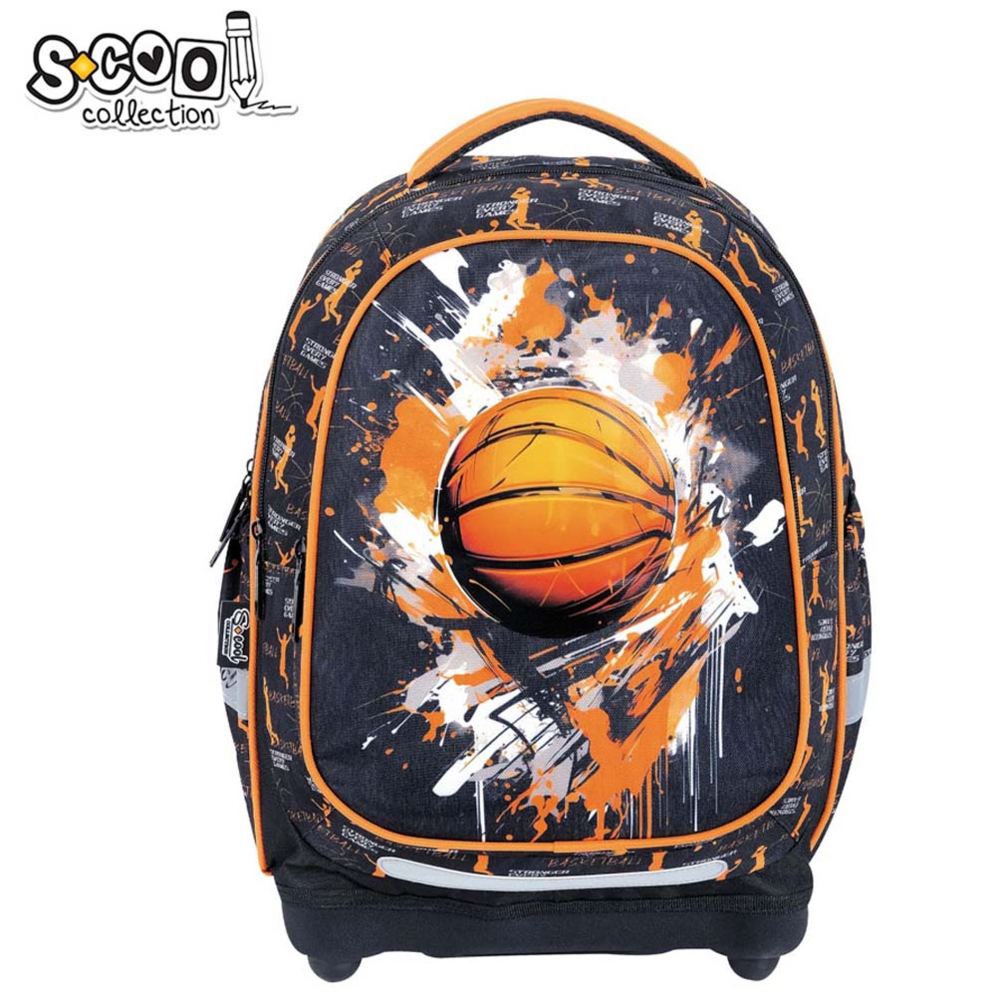 Ghiozdan anatomic baieti, echipat, S-COOL Basketball | Office Direct