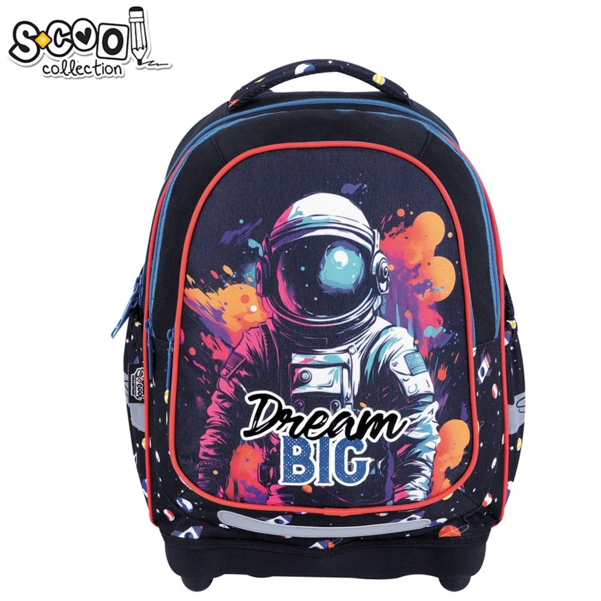 Ghiozdan anatomic baieti, echipat, S-COOL Dream Big| Office Direct