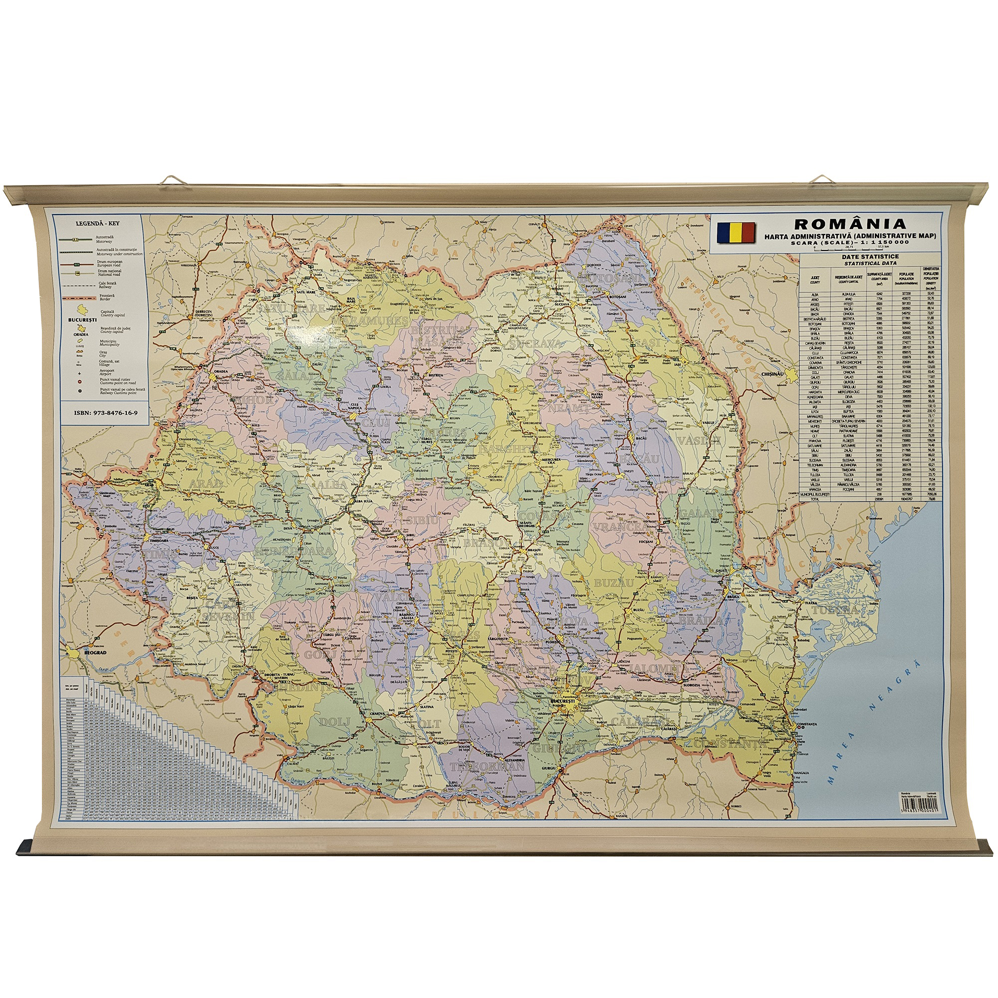 Harta Fizica A Romaniei Cu Unitati De Relief