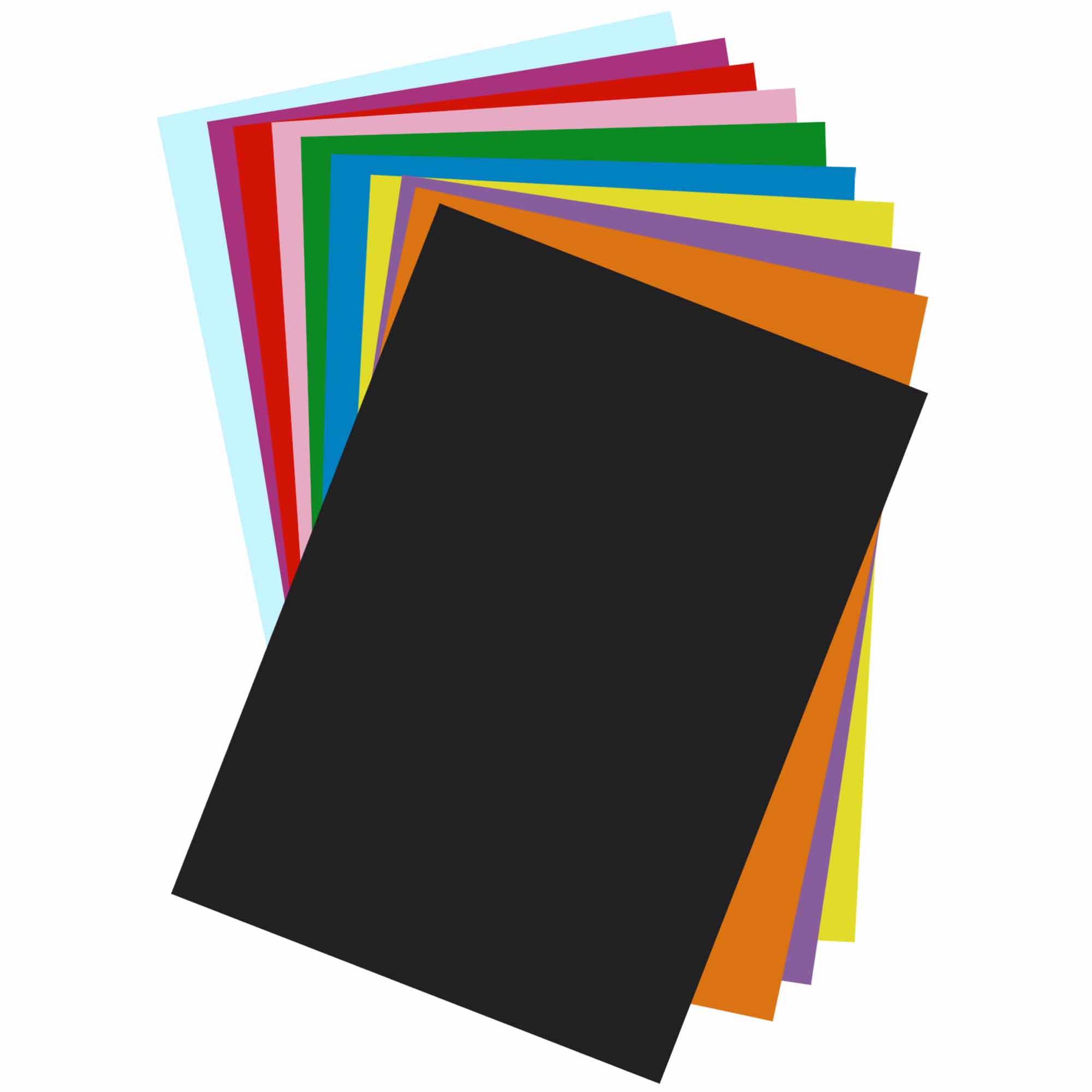 Carton colorat A4, asortat PAPERLAND, 160 g/mp, 100 coli/top | Office ...