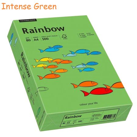 Hartie colorata A4 RAINBOW Intense, 80 g/mp, 500 coli/top