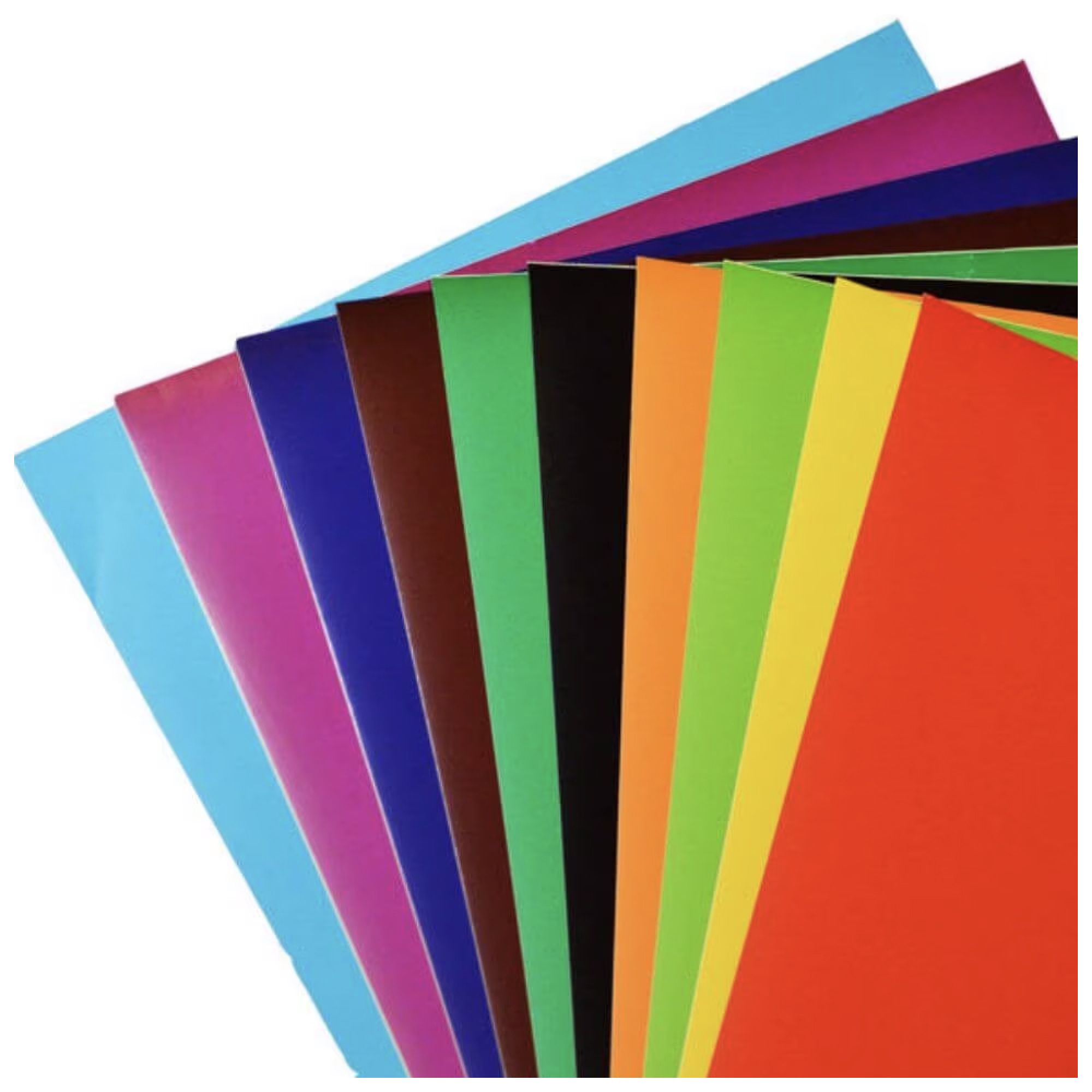 Hartie glasata autocolanta lucioasa 10 file/set DACO | Office Direct