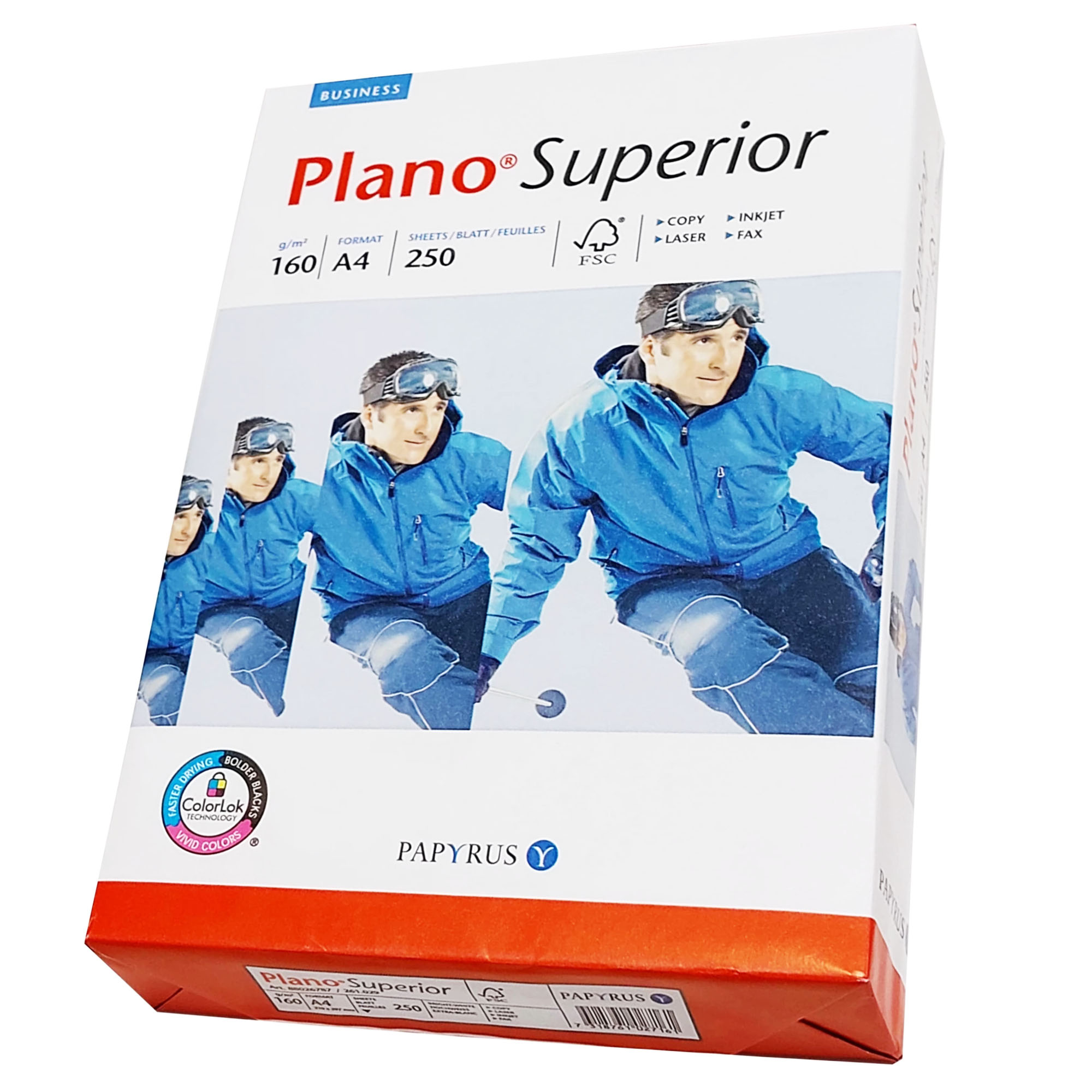 Hartie PLANO Superior, A4, 160 g/mp, 250 coli/top