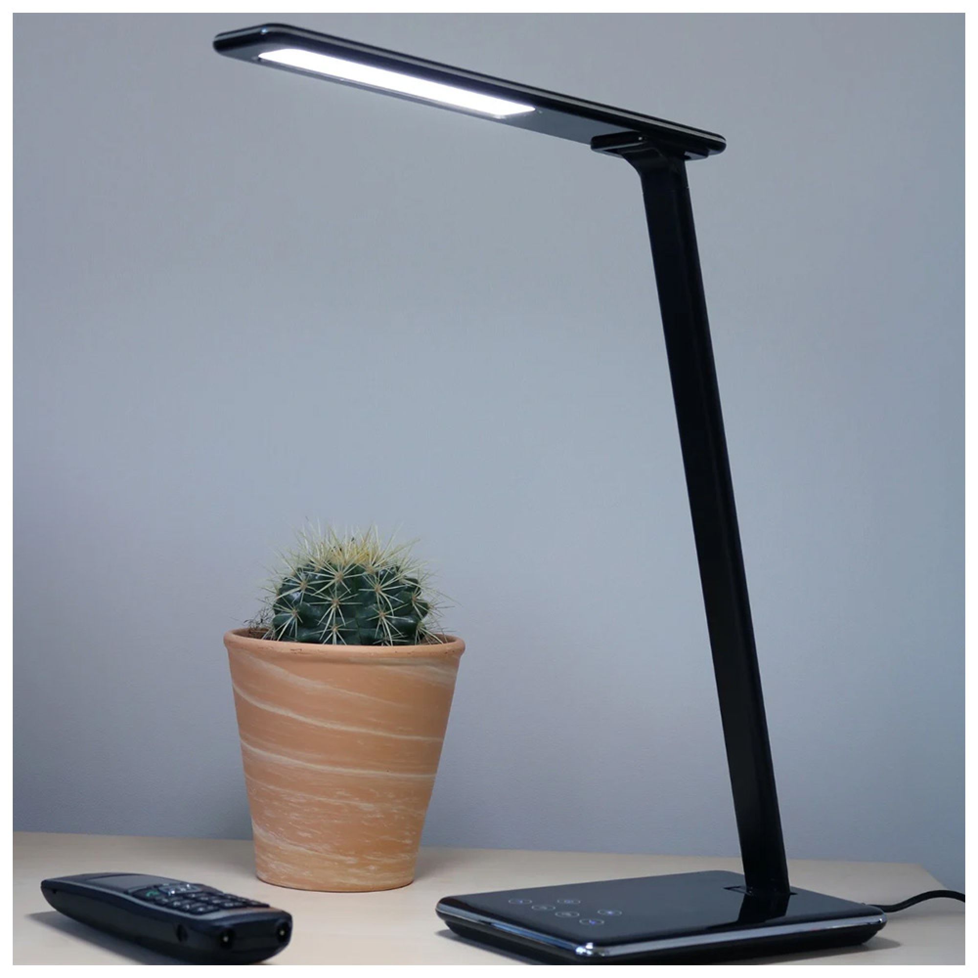 Lampa de birou cu LED pliabila, UNILUX Linka, incarcare wireless ...