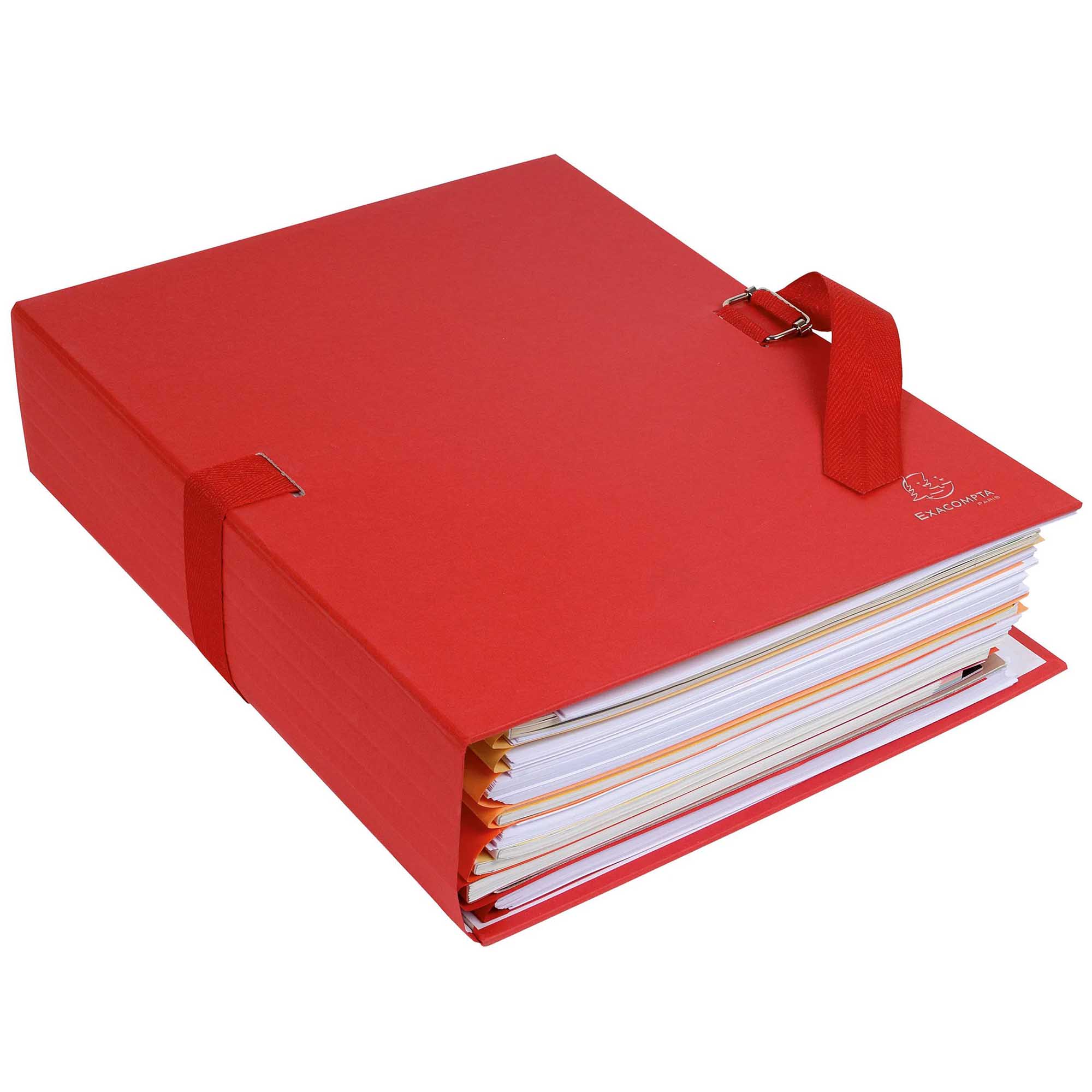 Mapa din carton cu snur si burduf expandabil 13 cm, EXACOMPTA | Office ...
