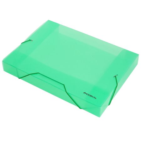 Mapa plastic A4 cu elastic si burduf 40 mm, ACCENTA – Office Direct