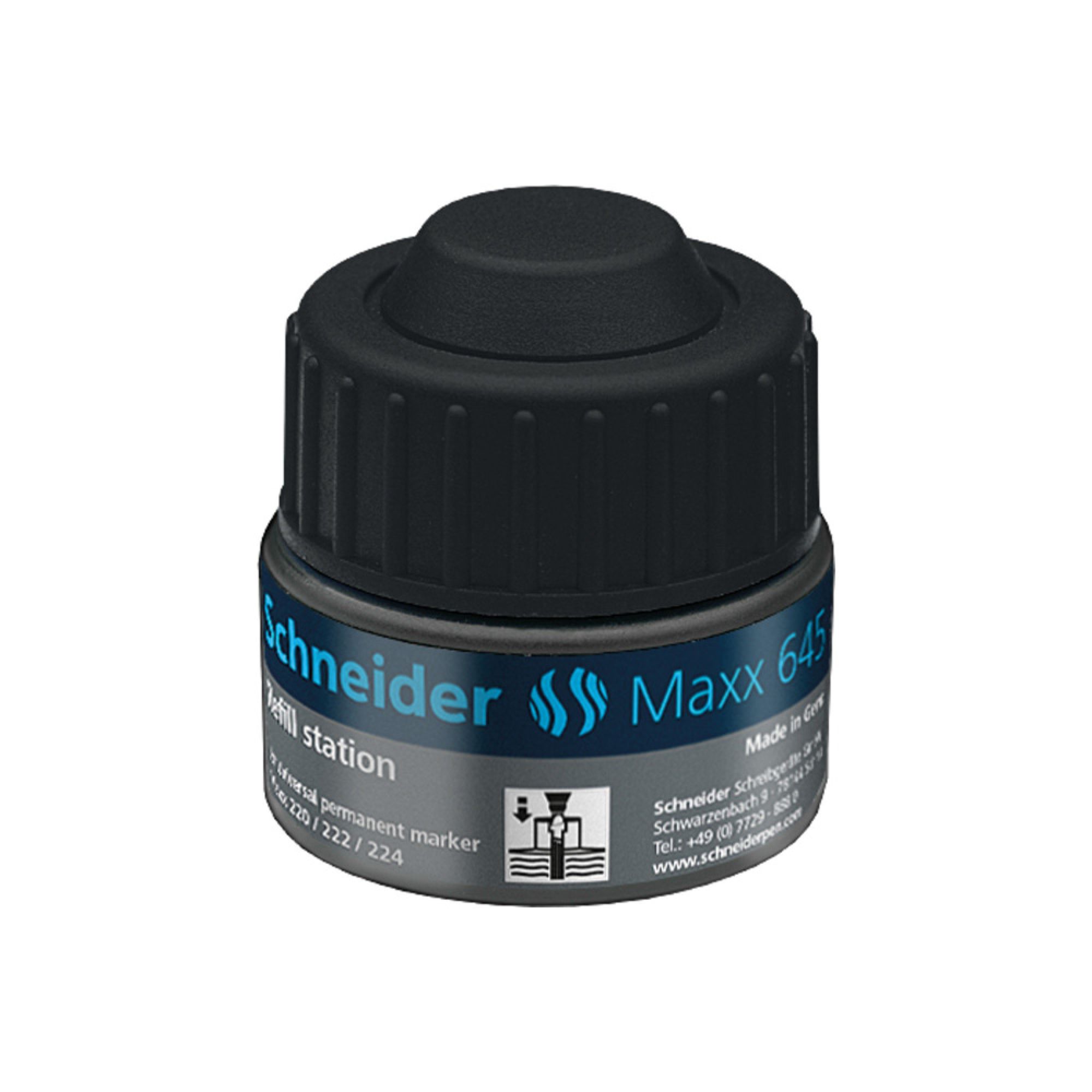 Cerneala marker permanent SCHNEIDER Maxx 645 | Office Direct