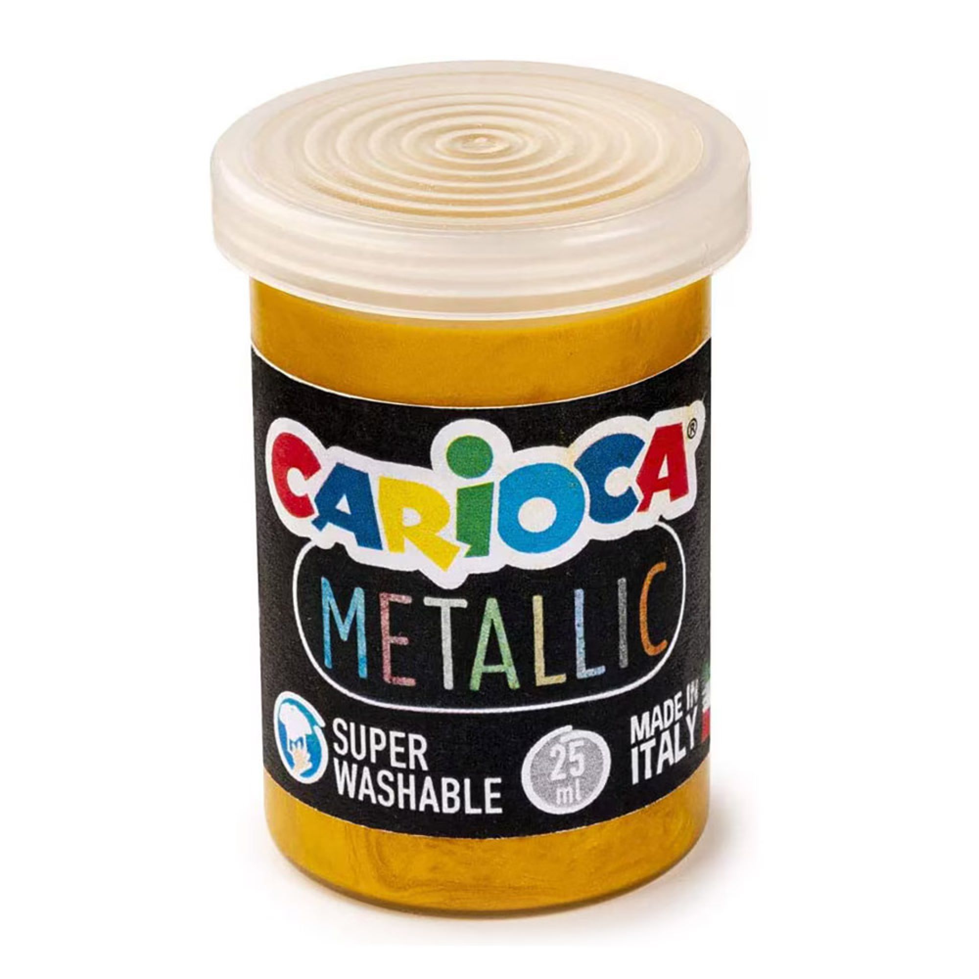 Tempera acuarele 25 ml, 6 tuburi/set, CARIOCA Metallic | Office Direct