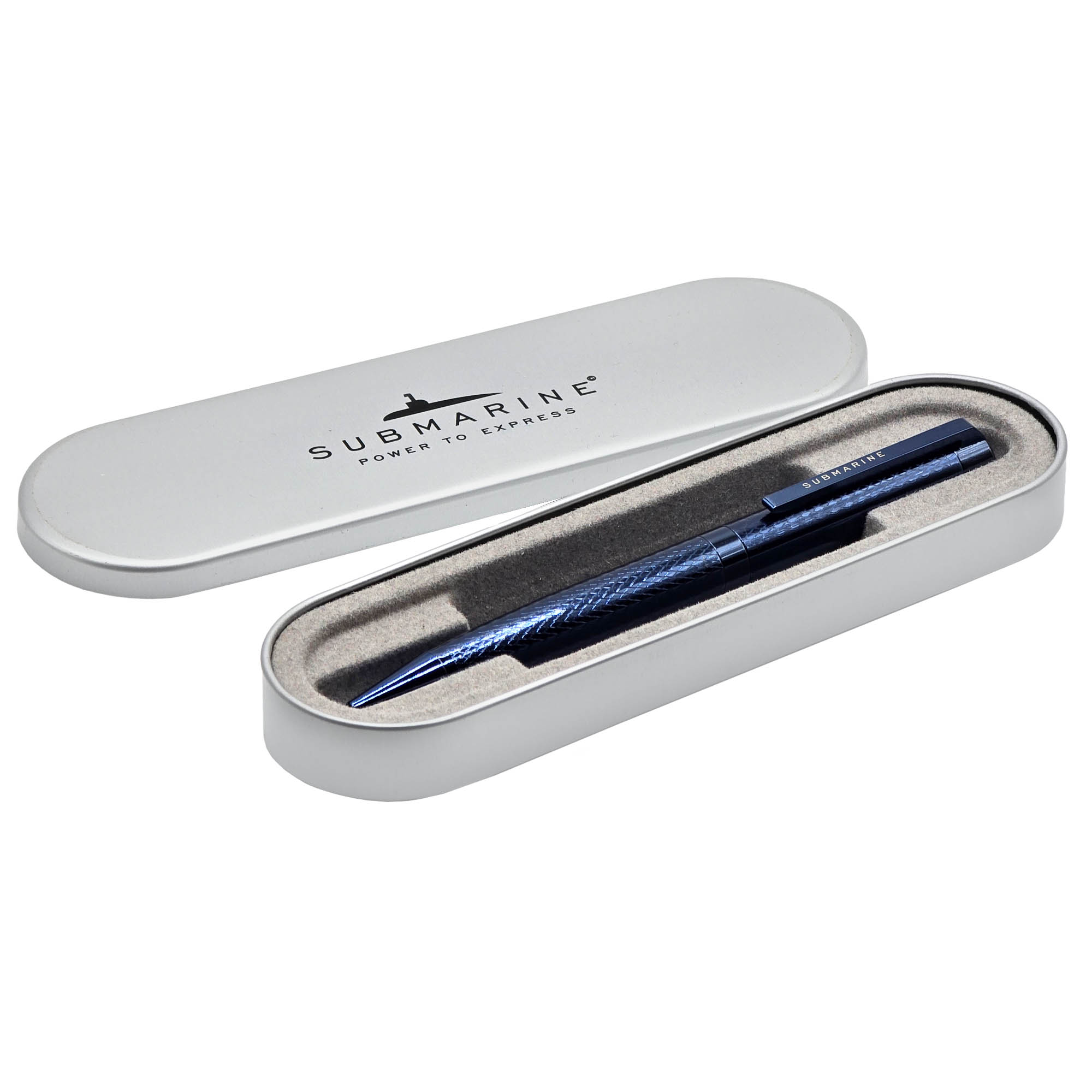 Pix albastru SUBMARINE Blue Plating Premium ZigZag 1011 | Office Direct