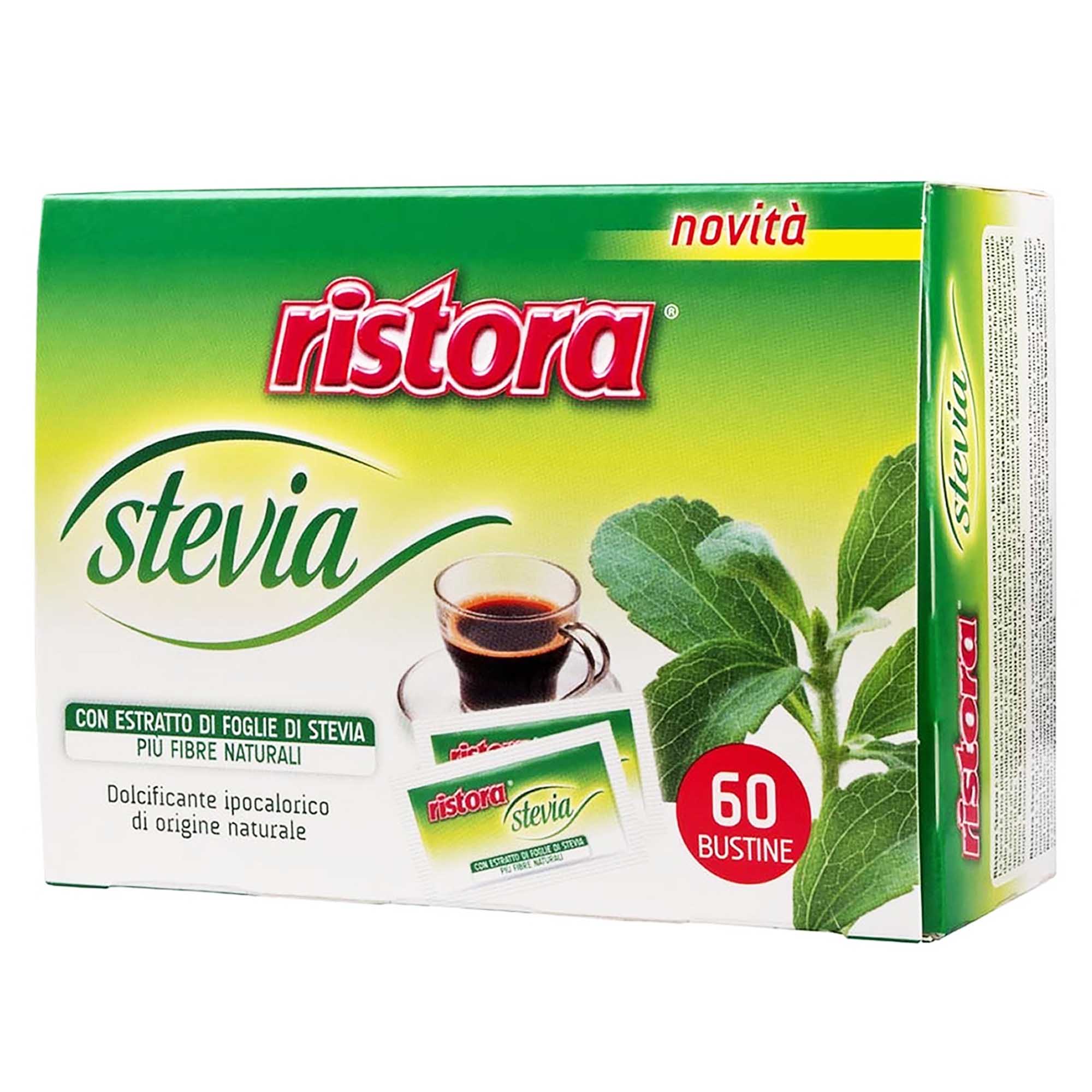Indulcitor cu stevie, 1 g, RISTORA Stevia, 60 buc/cutie | Office Direct