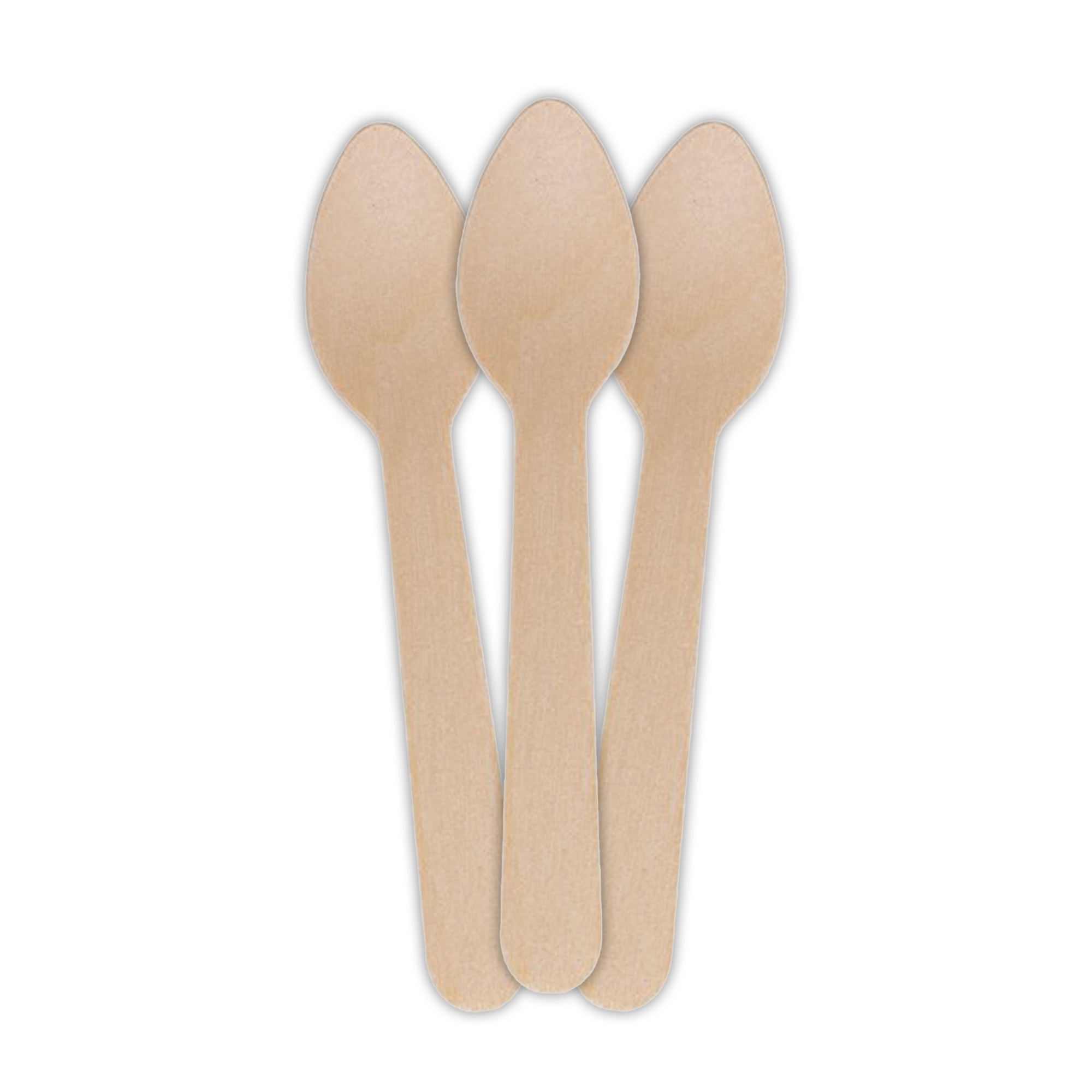 Lingurite lemn 10.5 cm, 100 buc/set| Office Direct