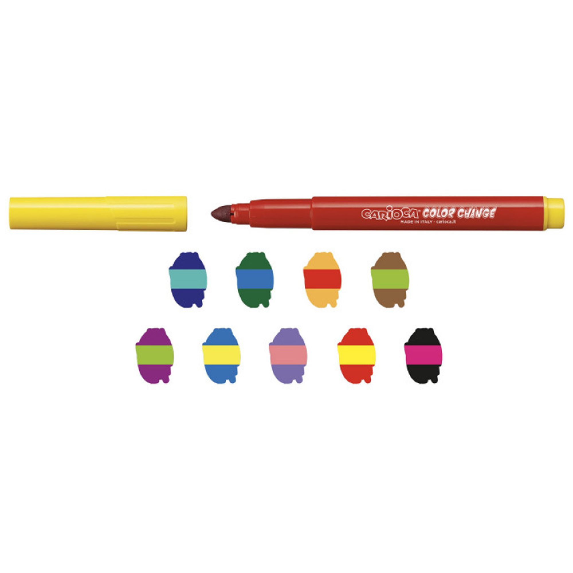 Carioci 10 culori/set CARIOCA Magic Color Change | Office Direct