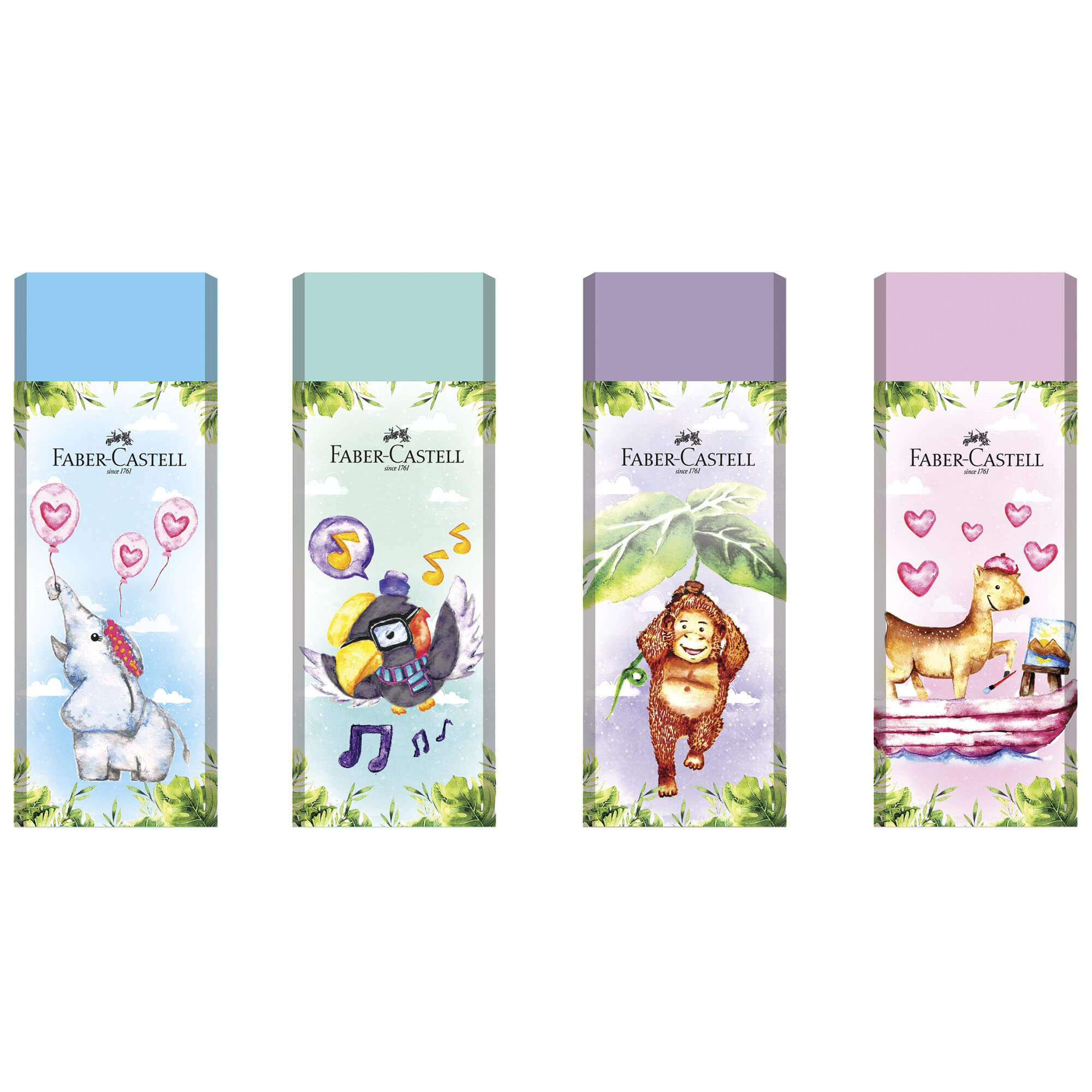 Guma de sters FABER-CASTELL Happy Jungle | Office Direct