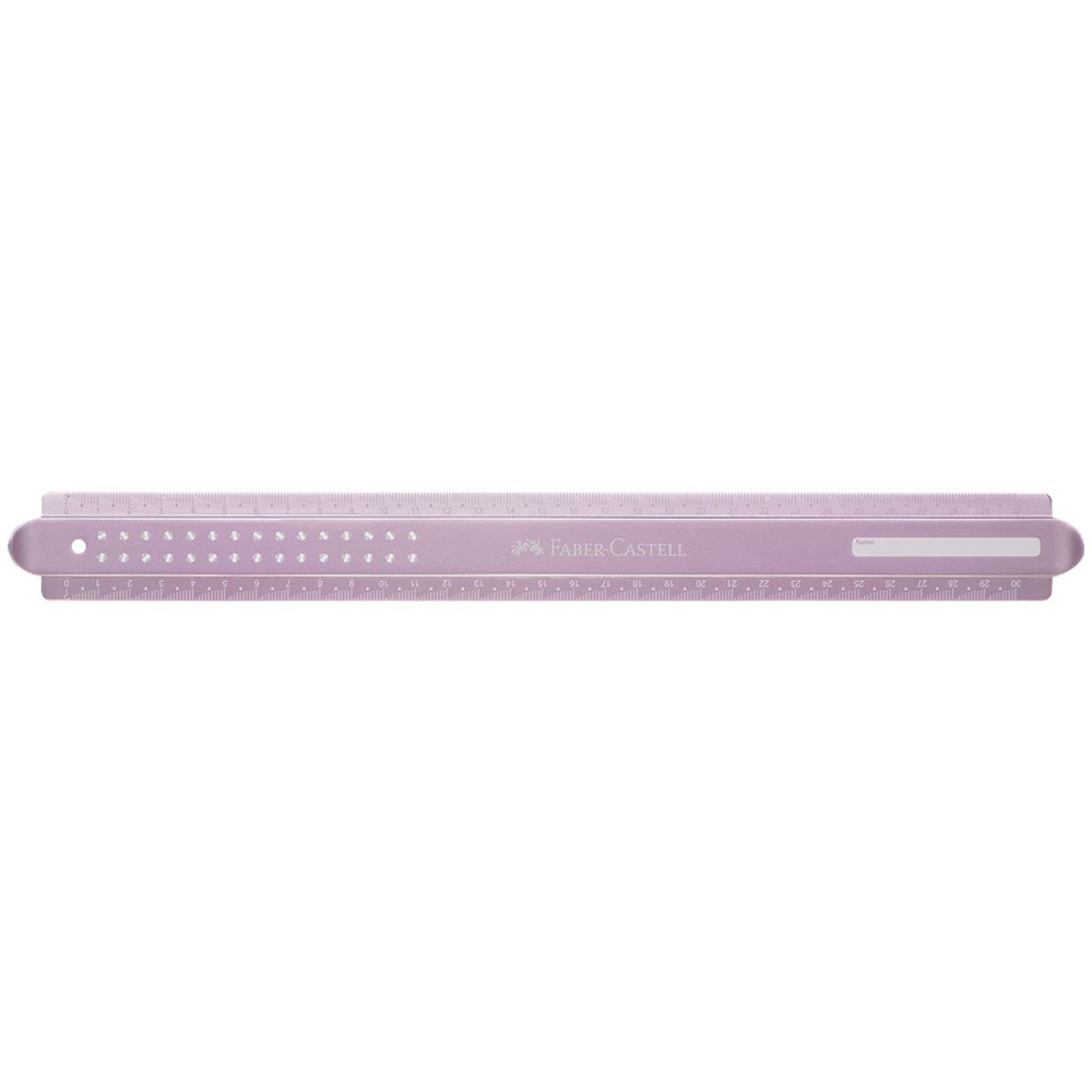 Rigla din plastic 30 cm FABER CASTELL Sparkle | Office Direct