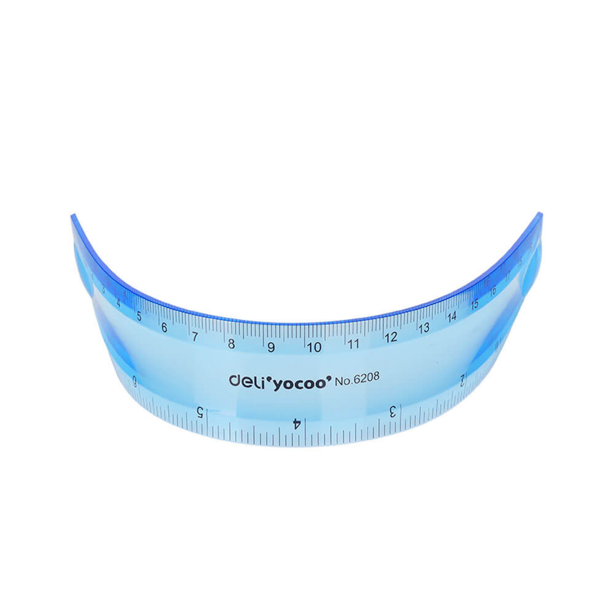 Rigla Flexibila Colorata 20 cm DELI | Office Direct
