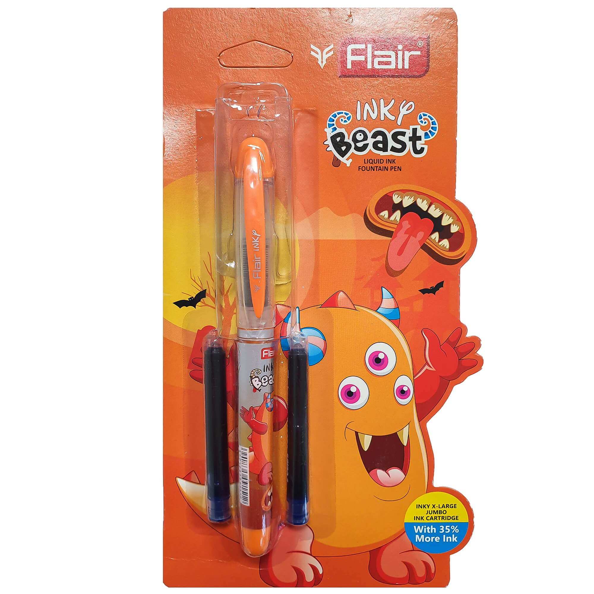 Stilou scolar FLAIR Inky Beast | Office Direct