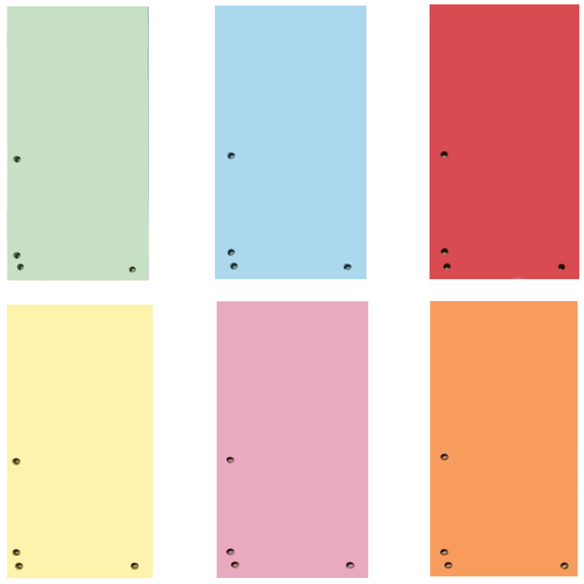 Separatoare biblioraft DONAU Duo, 100 file/set | Office Direct