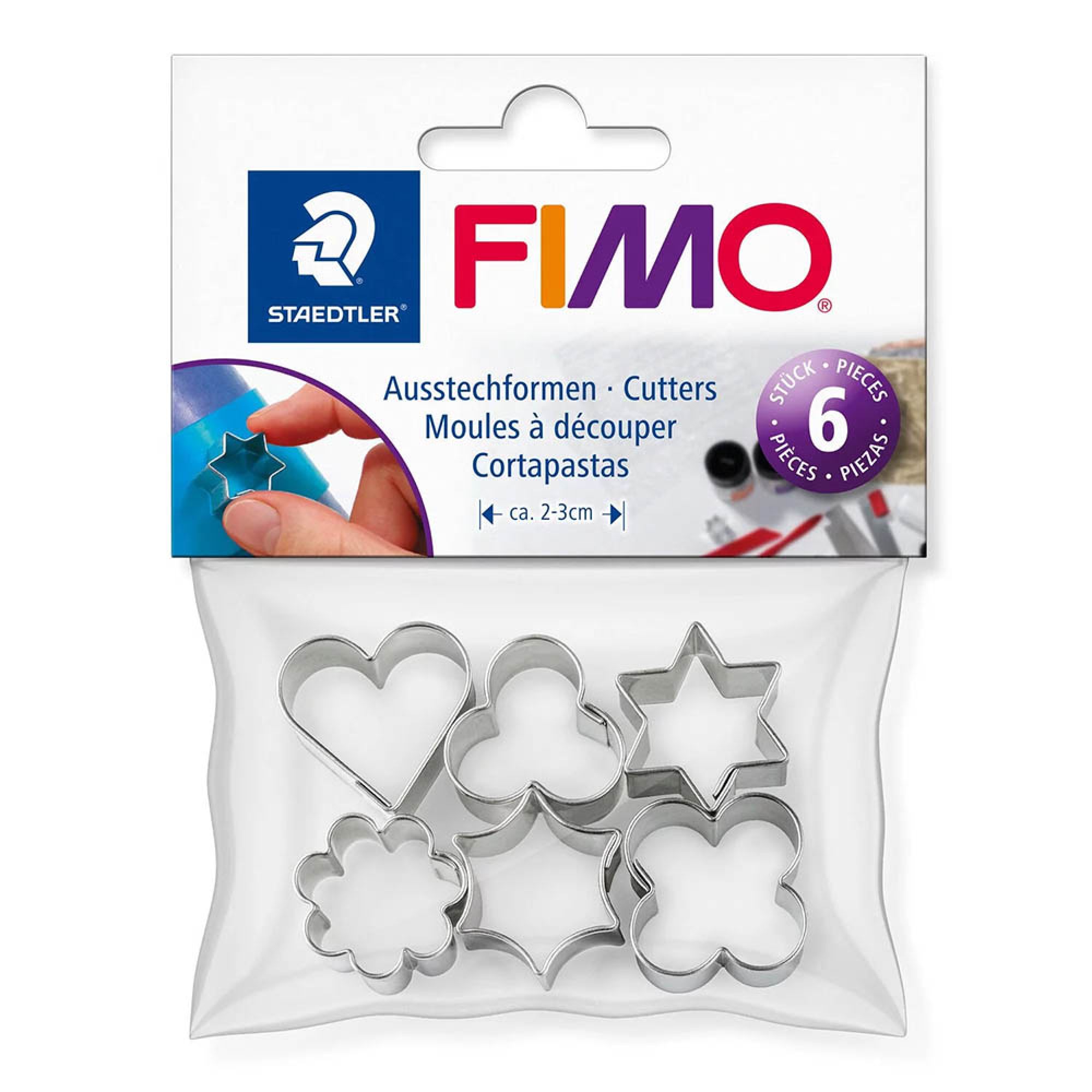 Set 6 forme modelaj FIMO - Office Direct
