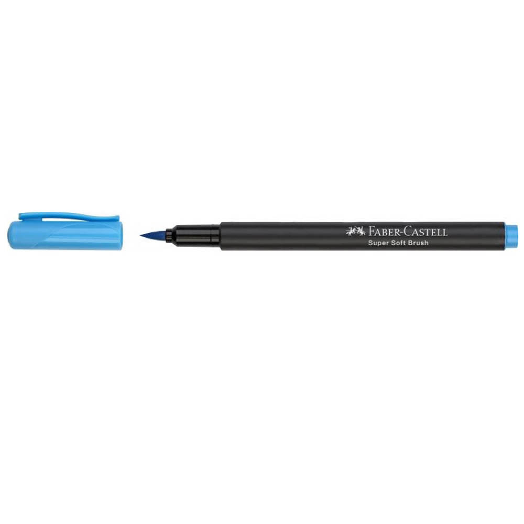 Carioci cu varf pensula, 10 culori/set, FABER-CASTELL | Office Direct