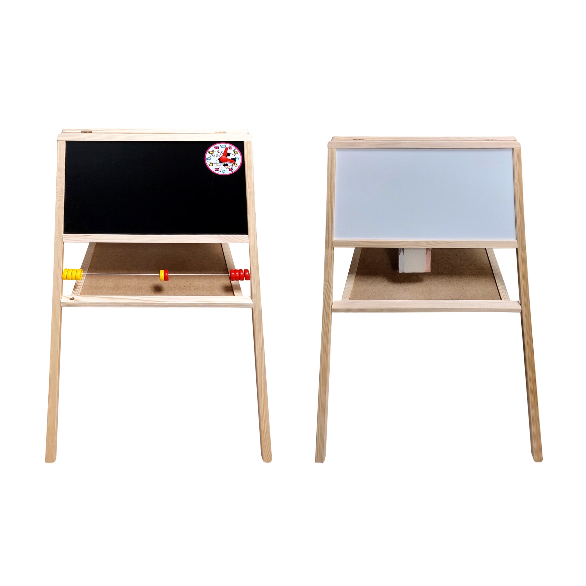 Tablita lemn cu 2 fete 48x28, suport si accesorii TDW-1158