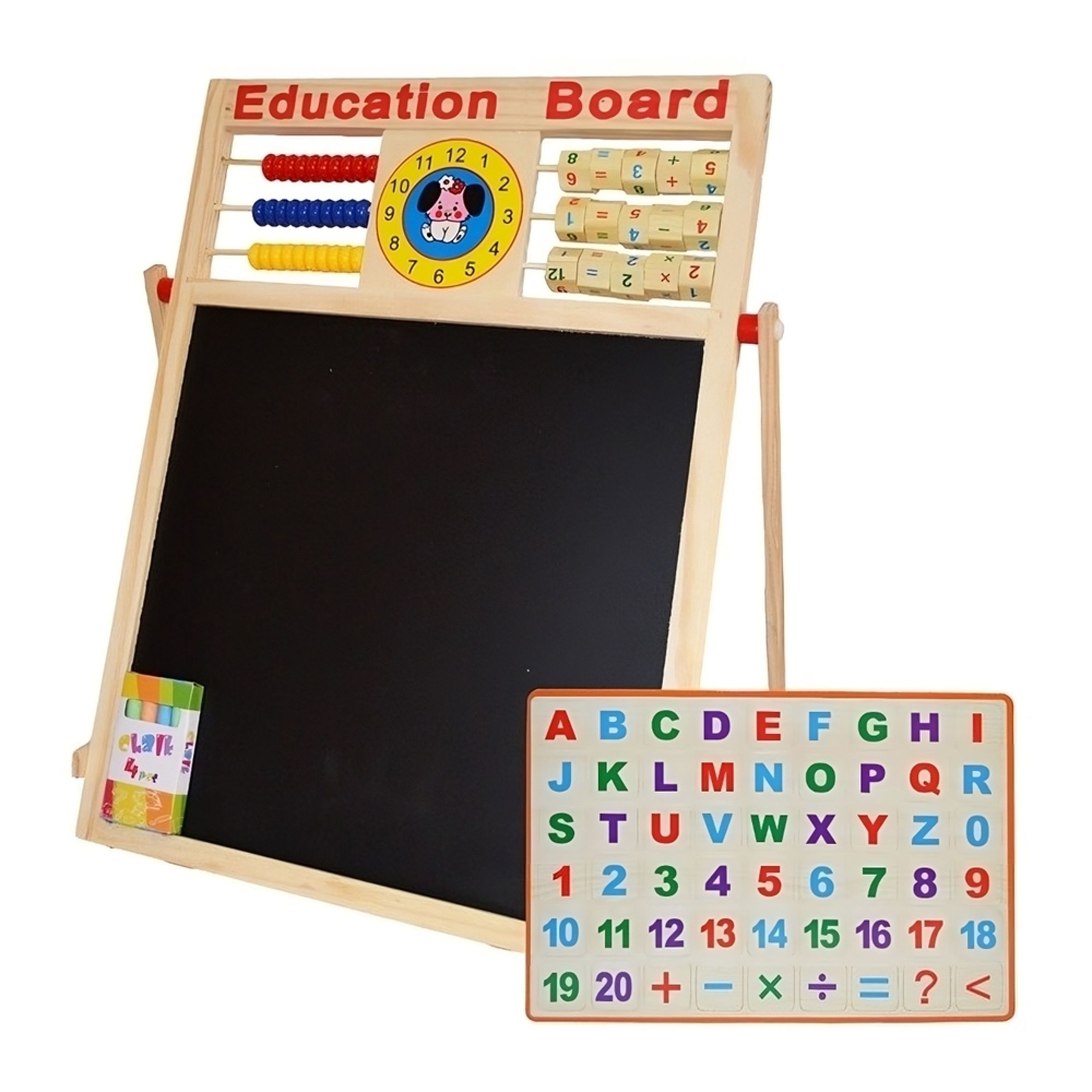 Tablita magnetica cu 2 fete 29x28.5 cm, suport si accesorii LSC41-9
