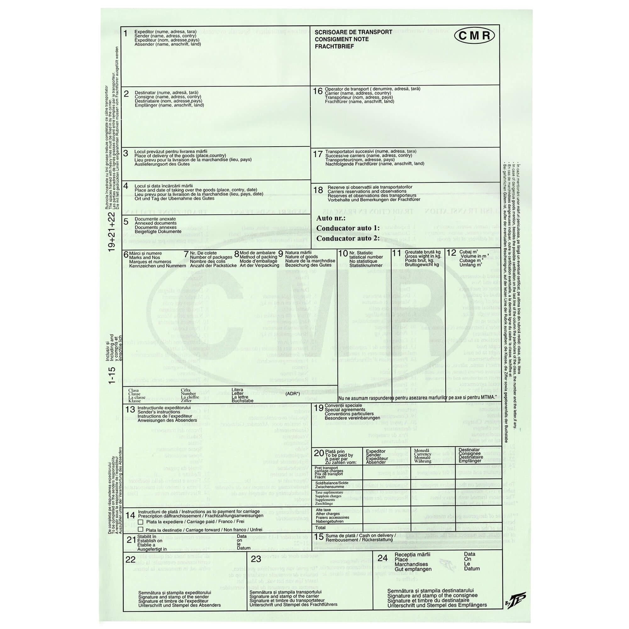 CMR M2 autocopiativ A4, 3 exemplare | Office Direct