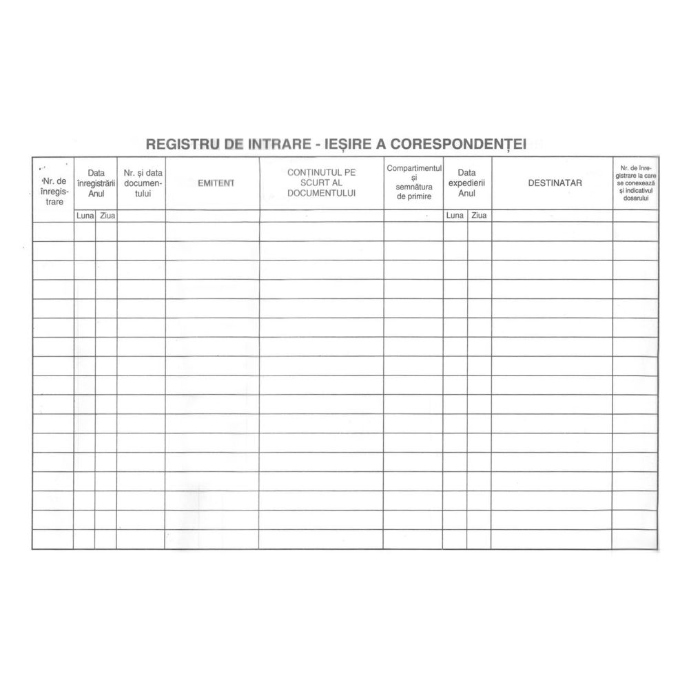 Registru Intrari - Iesiri: Tipizate la Pret Mic | Office Direct