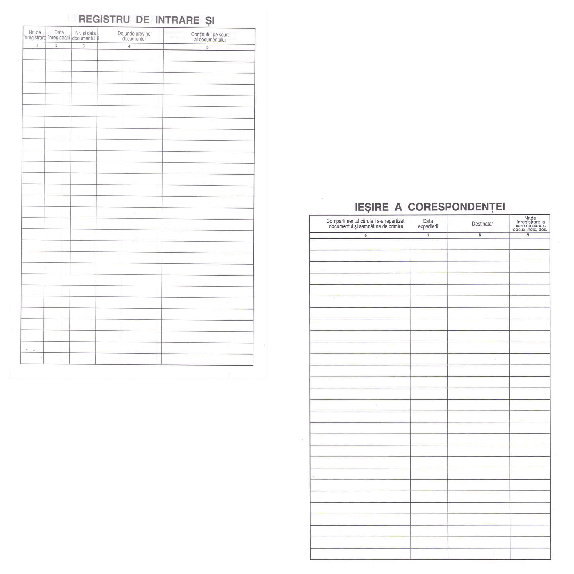 Registru corespondenta, A4 | Office Direct