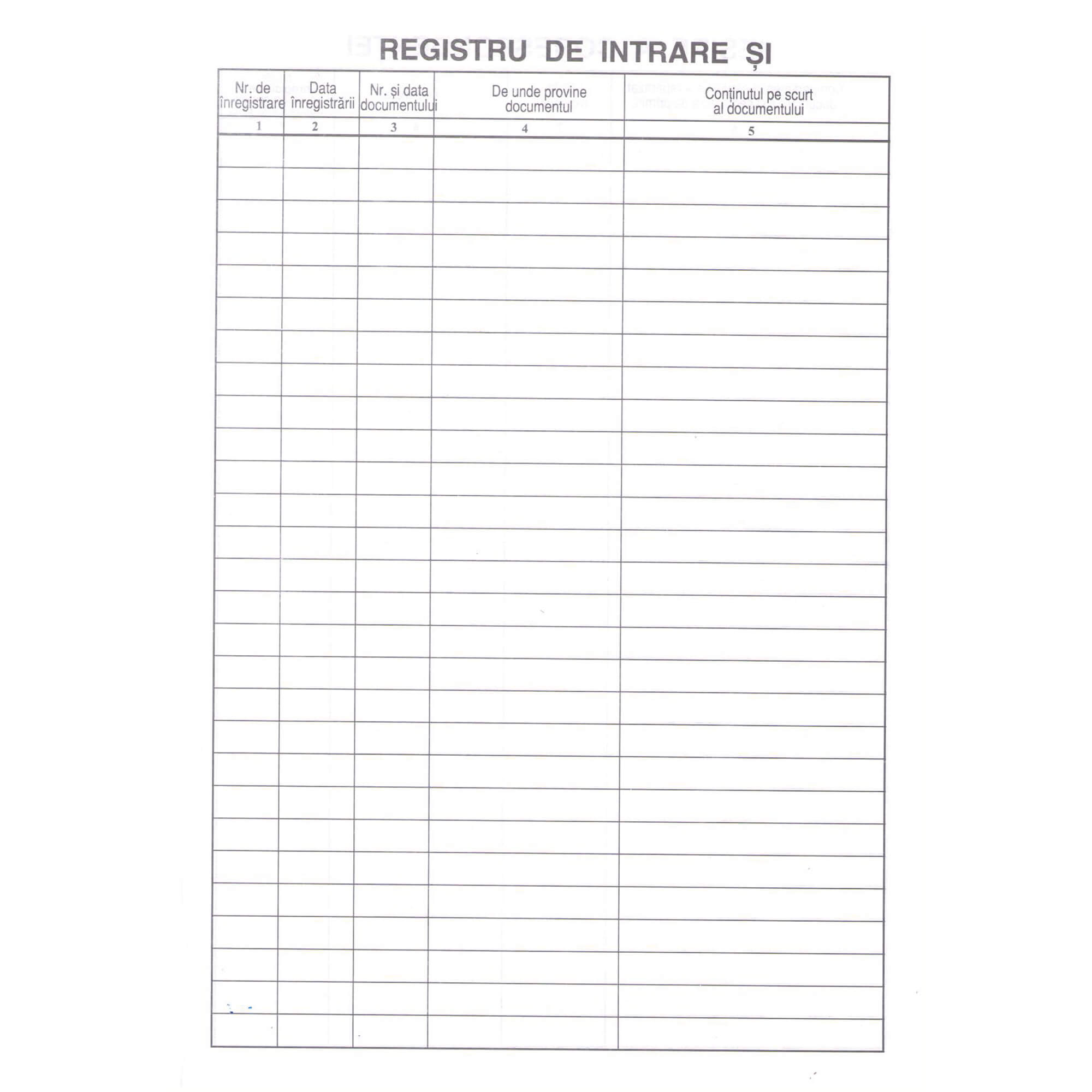 Registru corespondenta, A4 | Office Direct