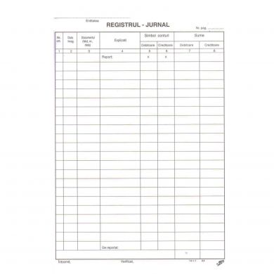 Registru jurnal - Tipizate | Office Direct