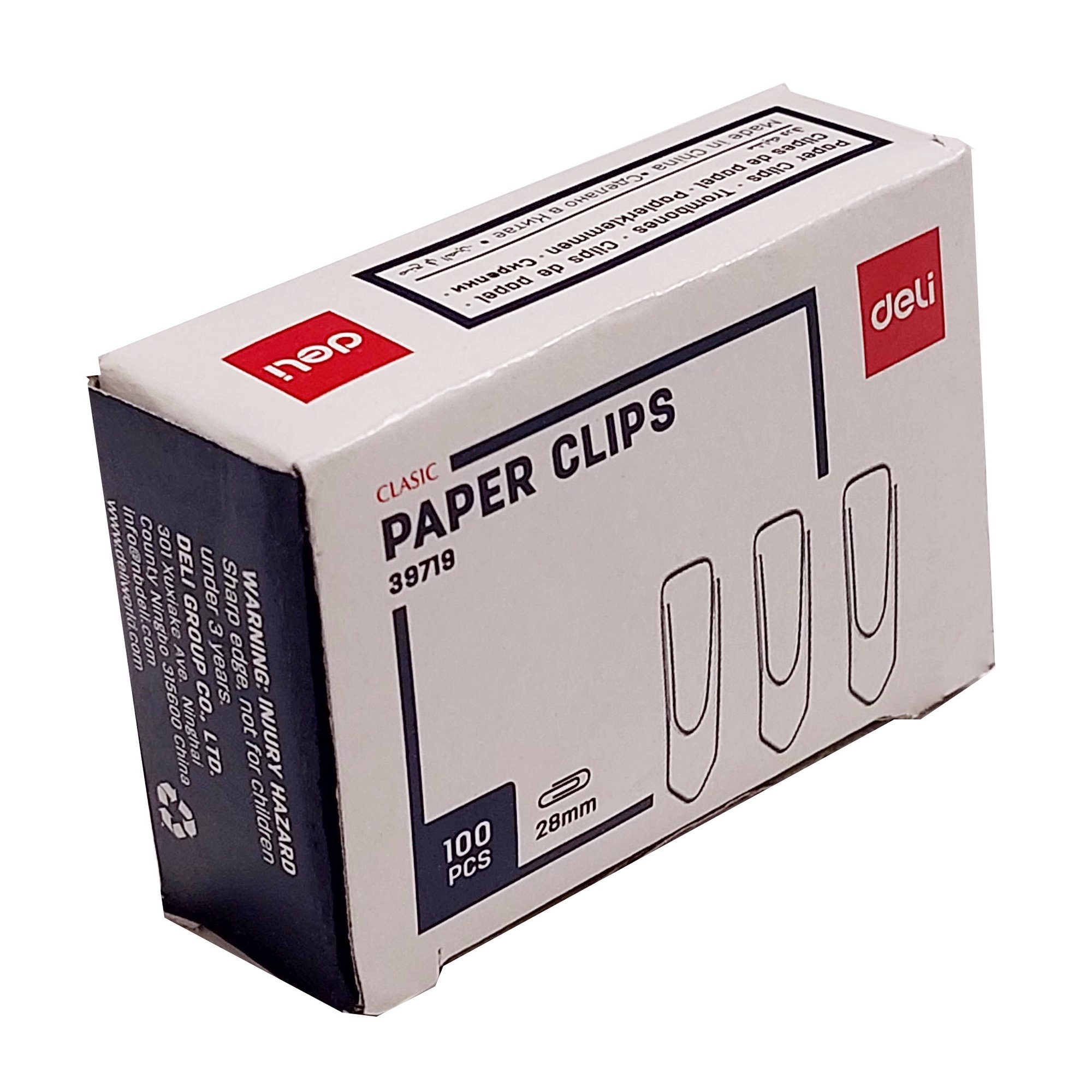 Agrafe birou, 28 mm, 100 buc/cutie, DELI