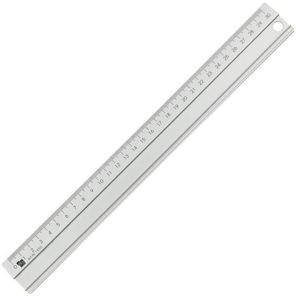 Rigla aluminiu 30 cm ALCO - Office Direct