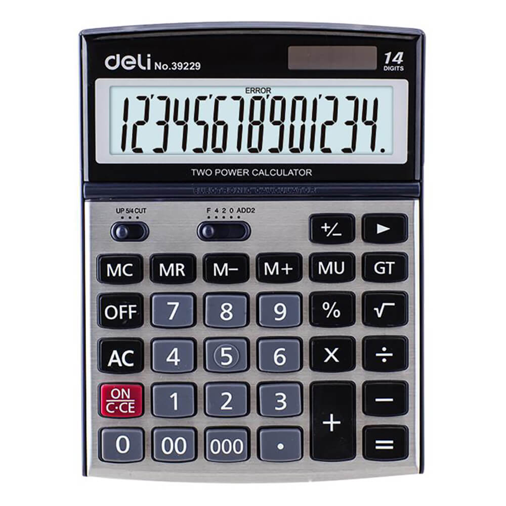 Calculator 14 cifre DELI 39229 - Pret ATRACTIV | Office Direct