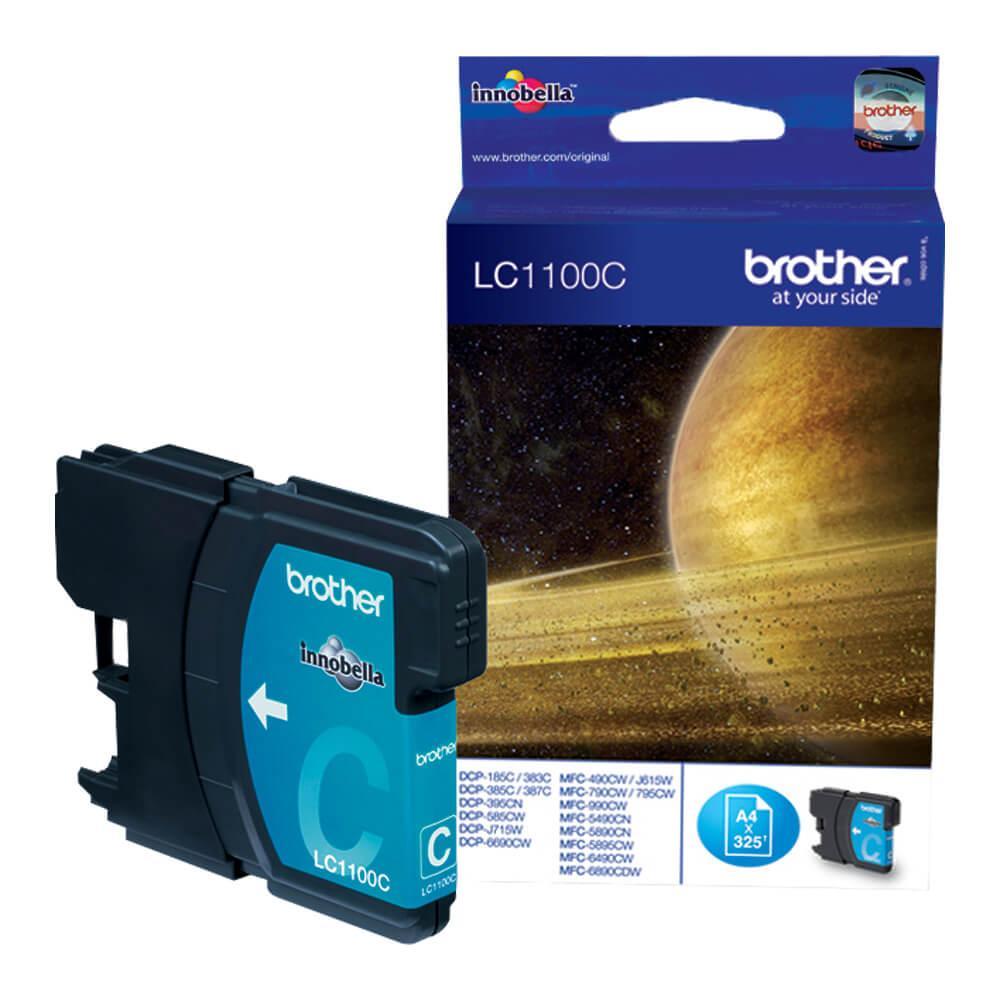 CARTUS CYAN LC1100C ORIGINAL BROTHER DCP-385C