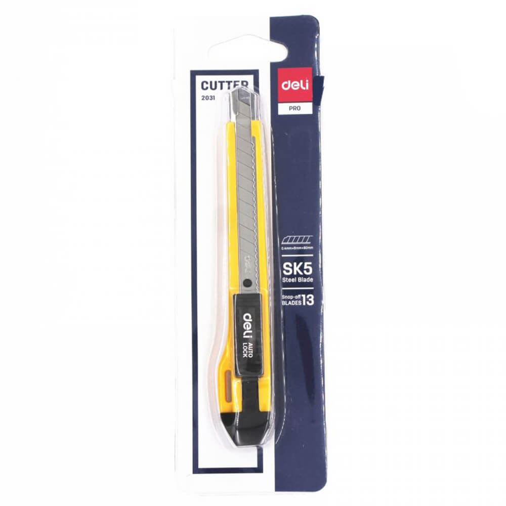 Cutter 9 mm DELI Pro SK5 2031 | Office Direct